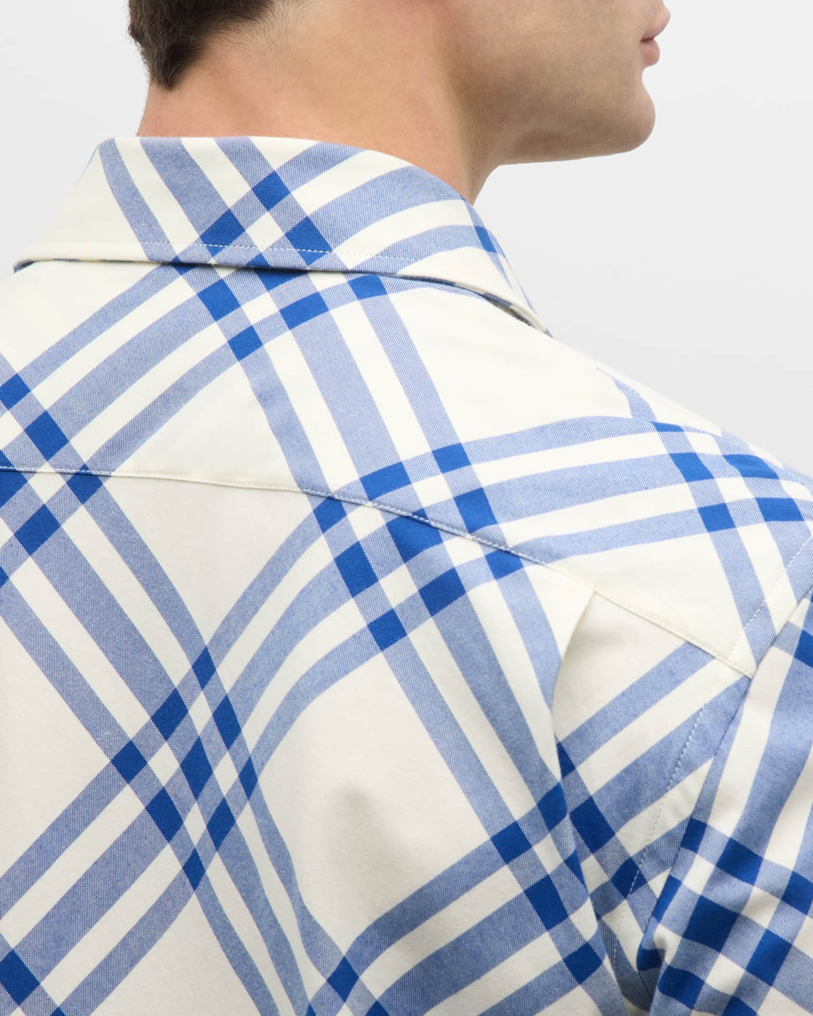 Burberry Men's Knight IP Check Button-Down Shirt | Neiman Marcus