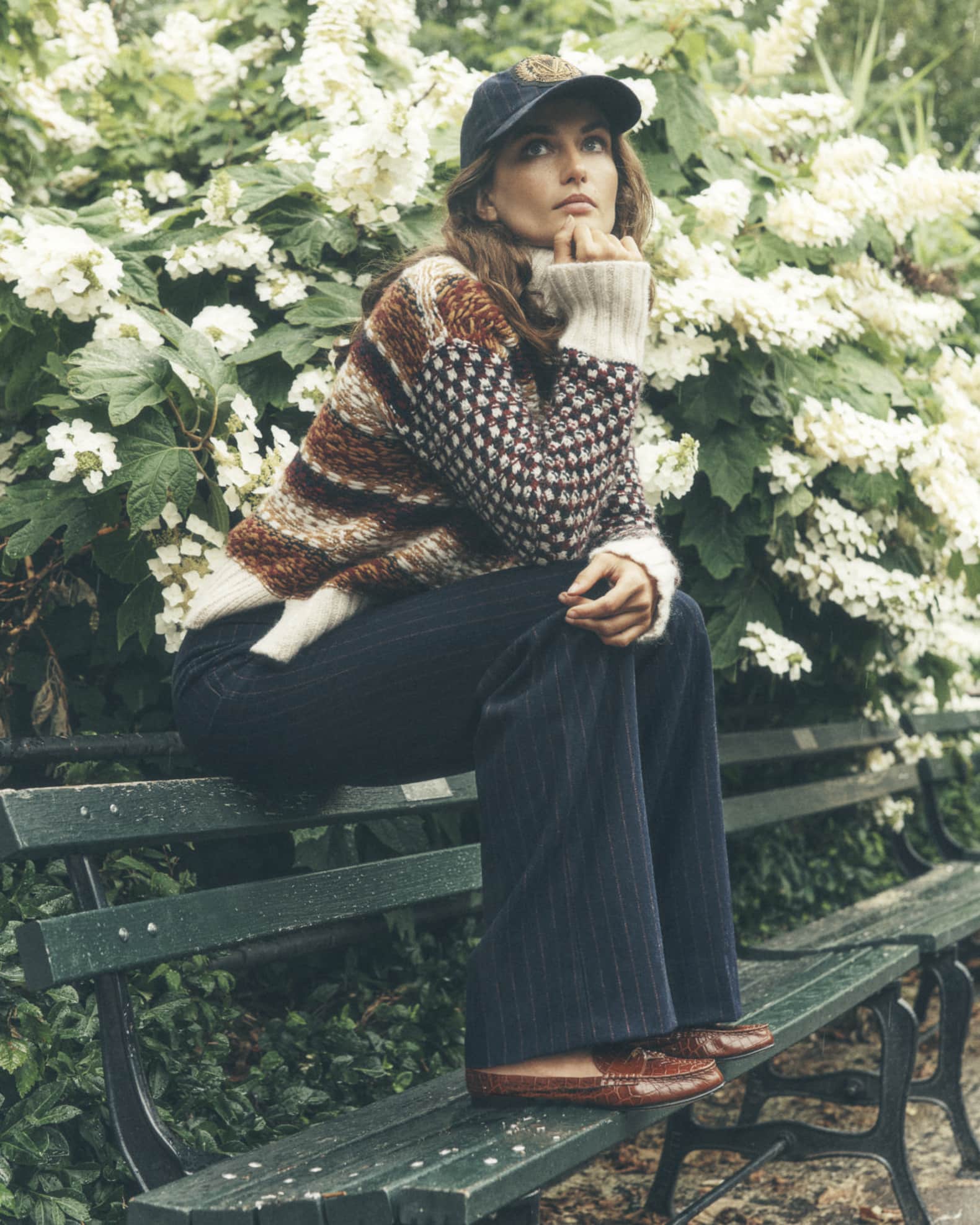 Veronica Beard Clary Turtleneck Wool-Blend Sweater | Neiman Marcus