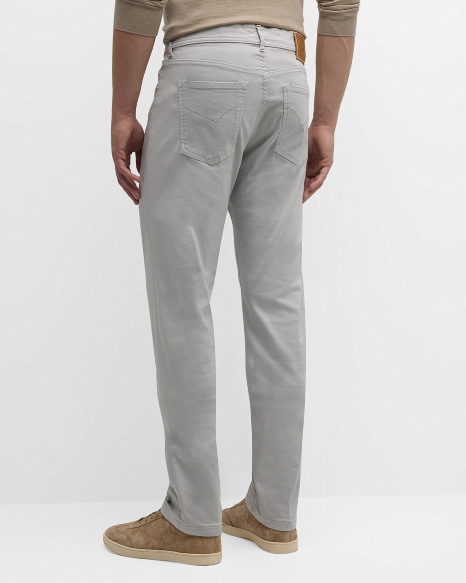Marco Pescarolo Men's Classic Bull Denim 5-Pocket Pants | Neiman Marcus