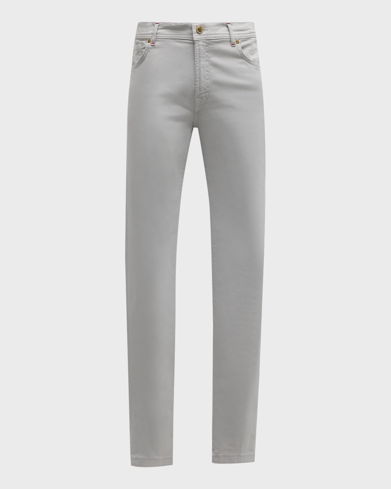 Marco Pescarolo Men's Classic Bull Denim 5-Pocket Pants | Neiman Marcus