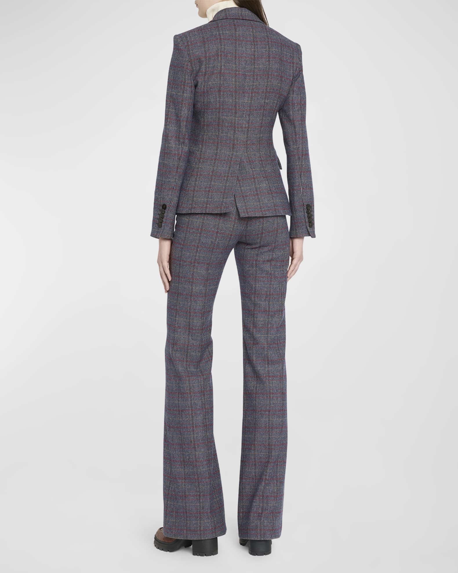 Veronica Beard Lawrence Plaid Dickey Jacket | Neiman Marcus