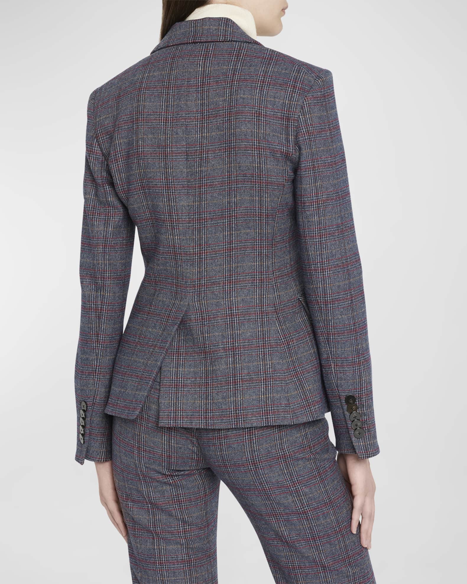 Veronica Beard Lawrence Plaid Dickey Jacket | Neiman Marcus