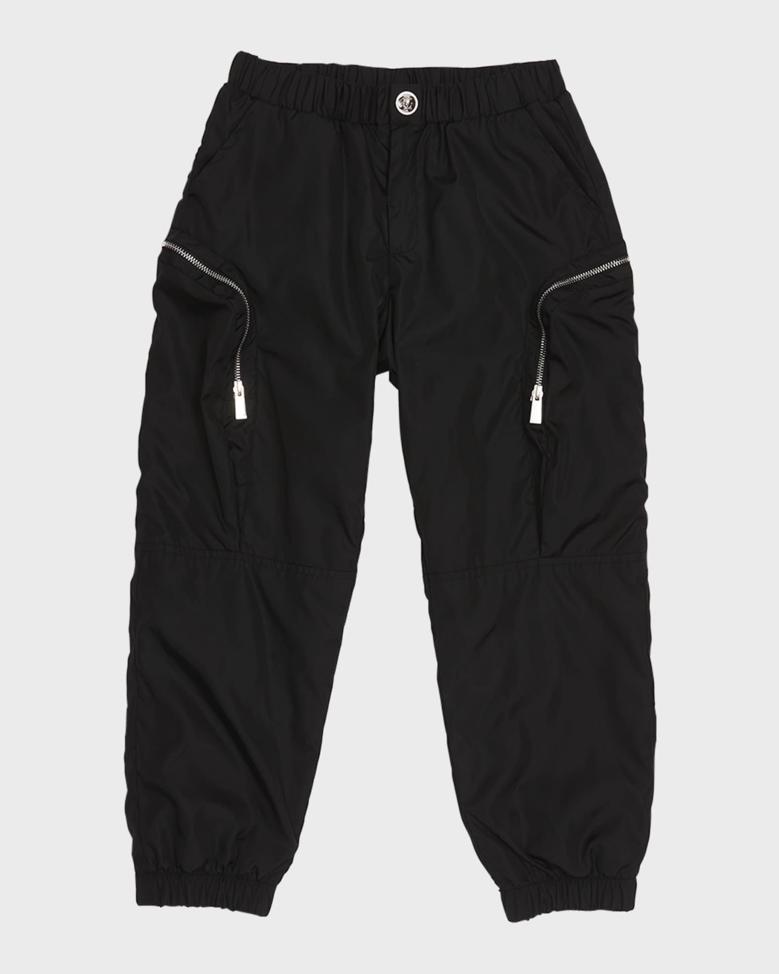 Versace Boy's Nylon Embossed Joggers, Size 8-14 | Neiman Marcus