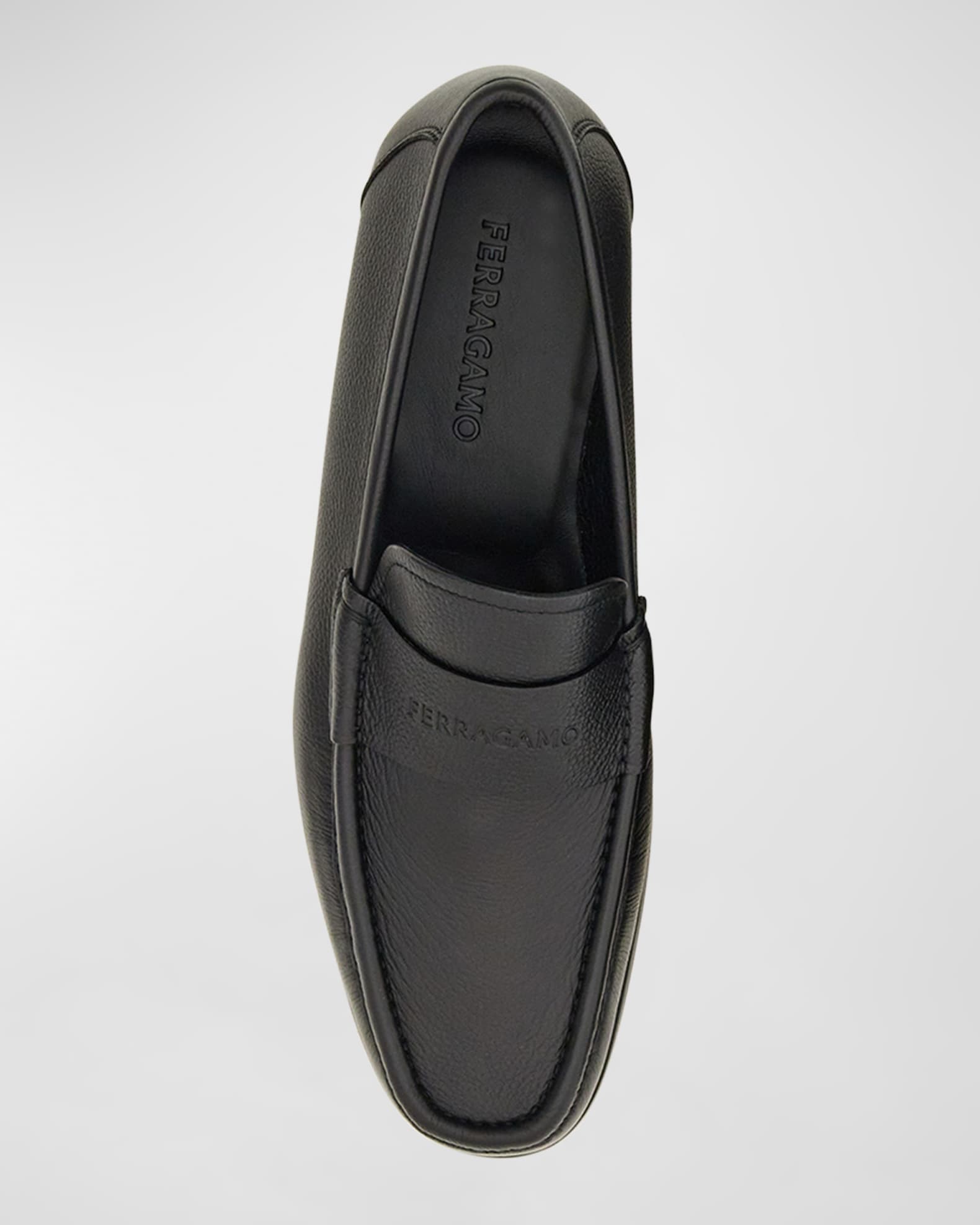 Ferragamo Men's Dupont Leather Penny Loafers | Neiman Marcus