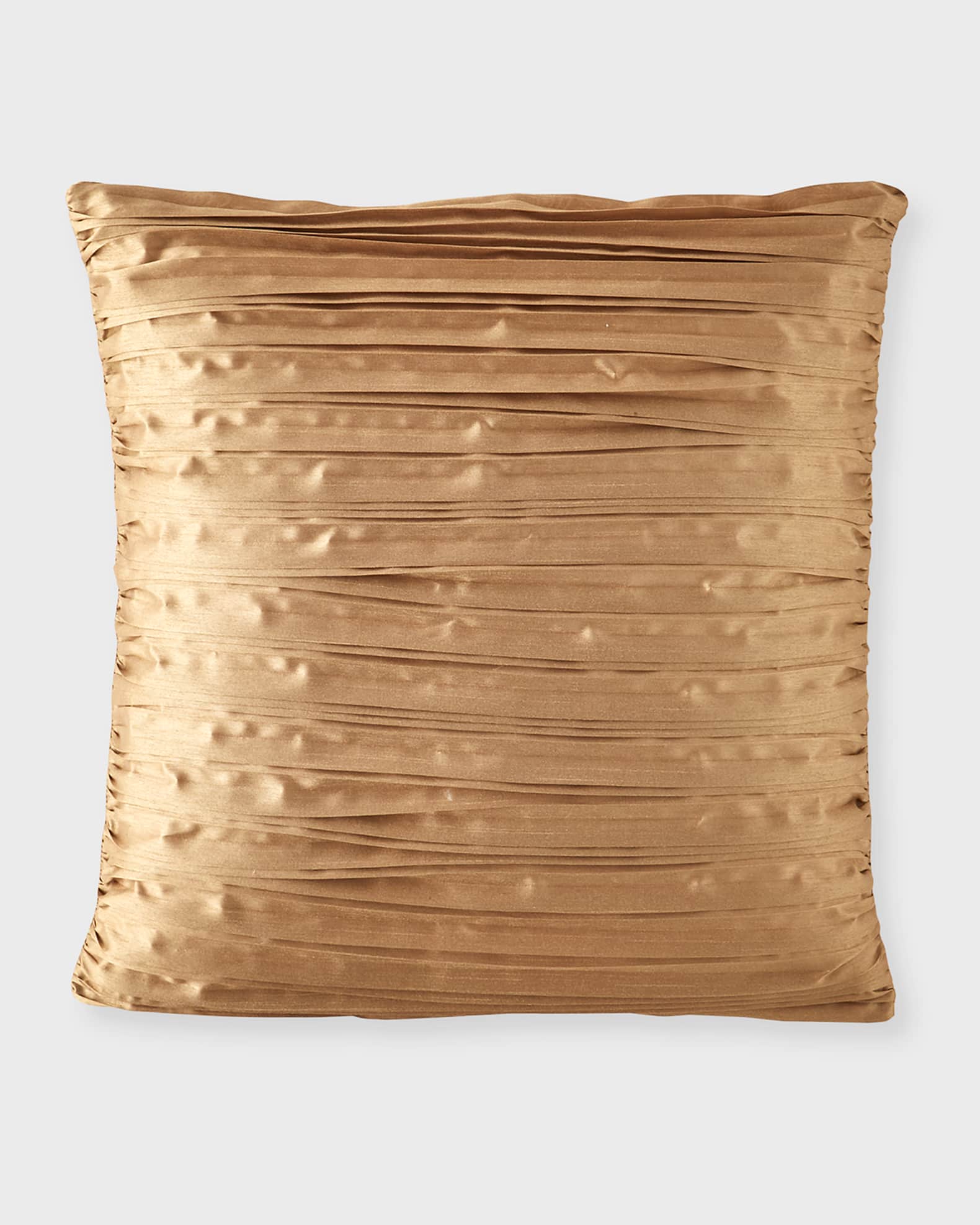 Austin Horn Collection Harlow Pleated Pillow, 18" Square | Neiman Marcus