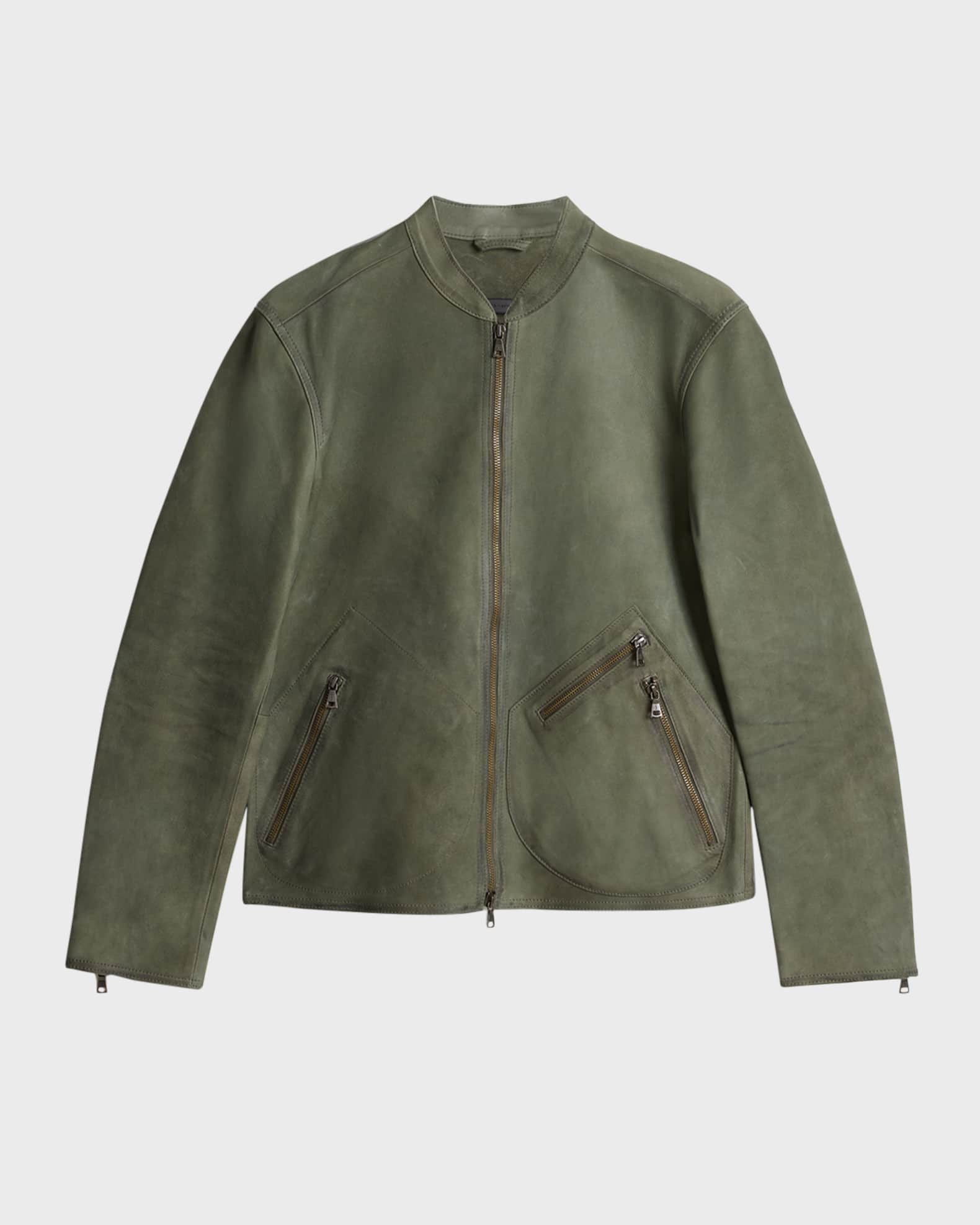 John Varvatos Men's Corbin Sheepskin Leather Jacket | Neiman Marcus