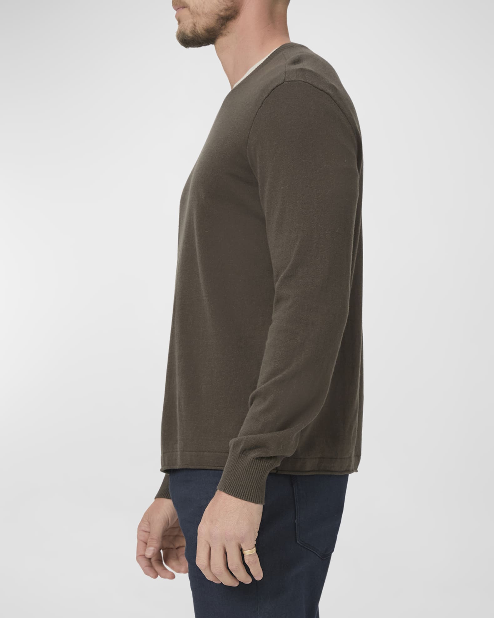 PAIGE Men's Champlin Solid Sweater | Neiman Marcus