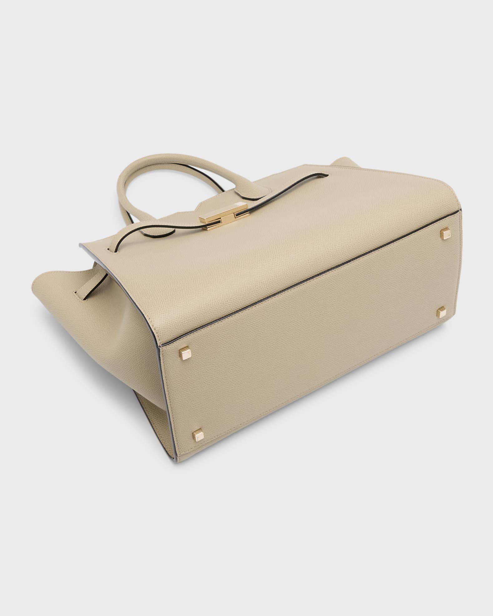Valextra Milano Medium Leather Tote Bag | Neiman Marcus