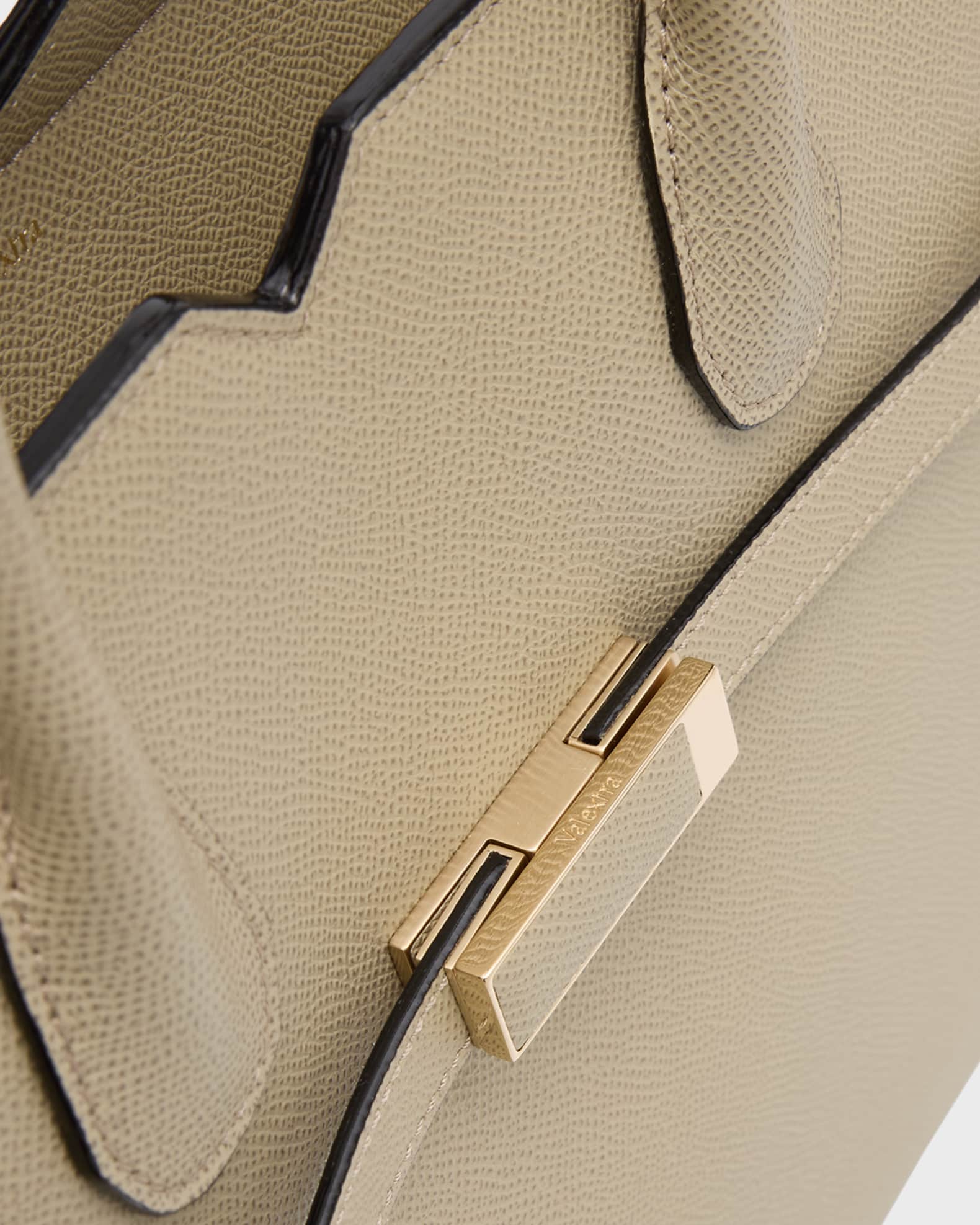 Valextra Milano Medium Leather Tote Bag | Neiman Marcus