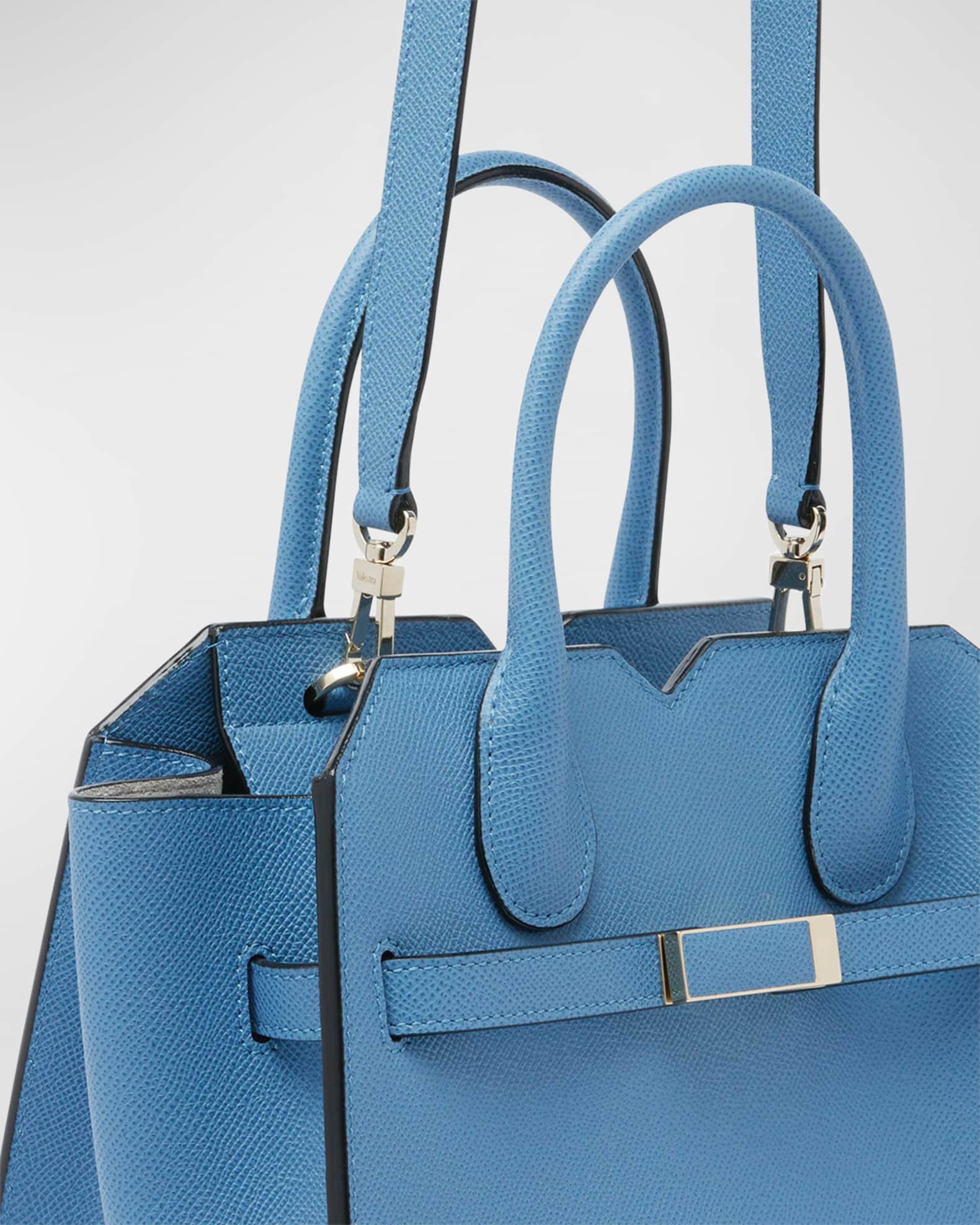 Valextra Milano Mini Leather Tote Bag | Neiman Marcus