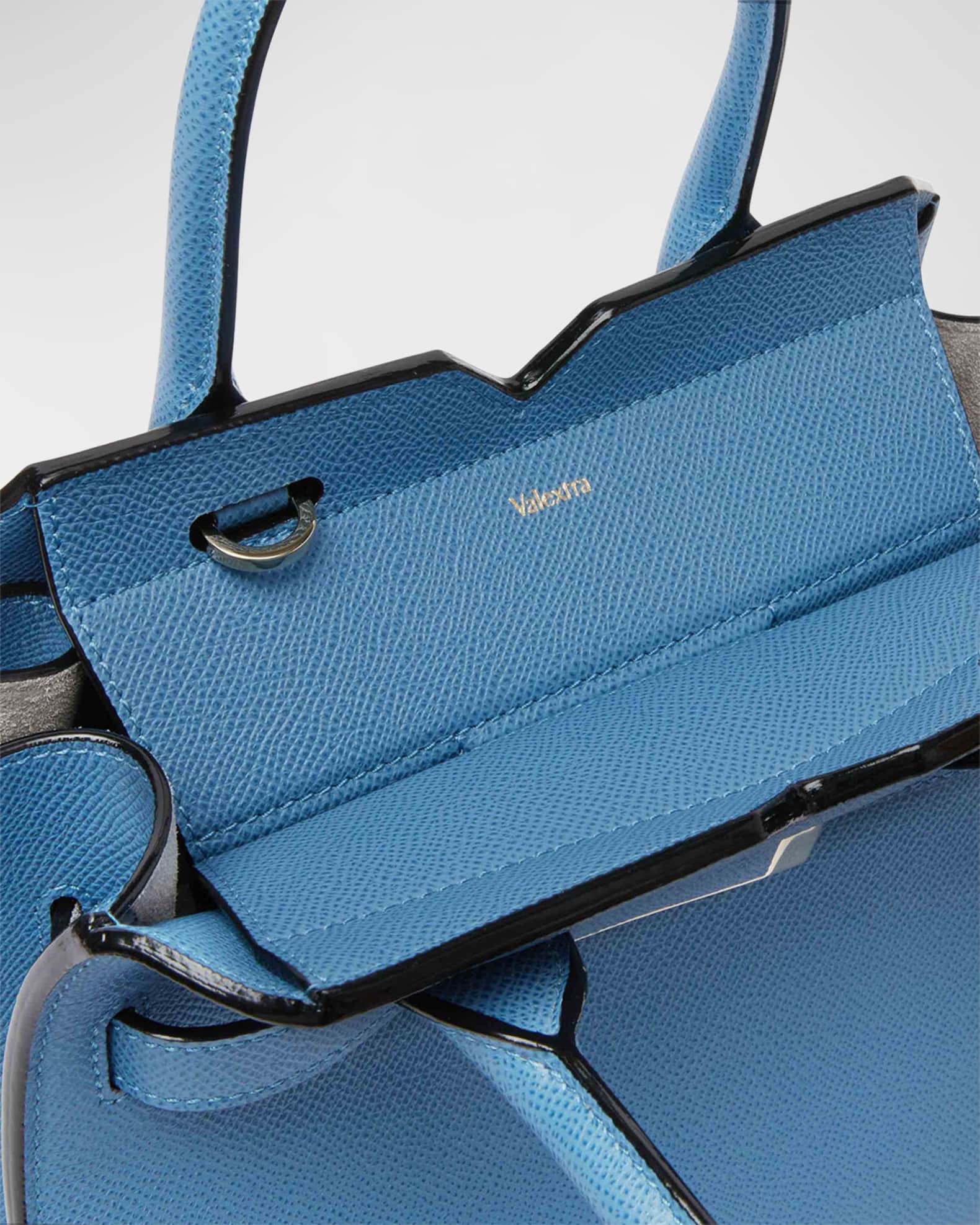 Valextra Milano Mini Leather Tote Bag | Neiman Marcus
