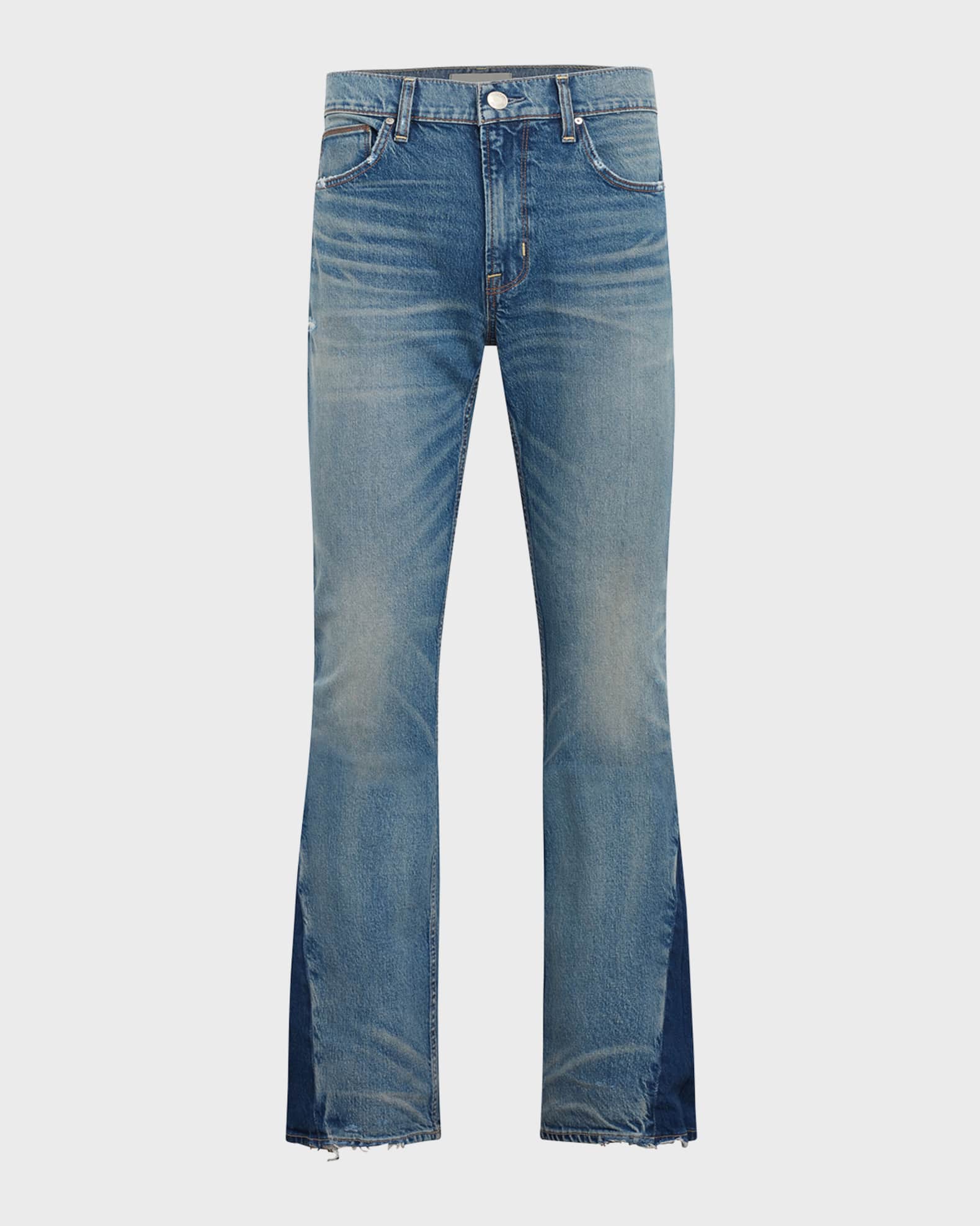 Hudson Men's Walker Kick Flare Jeans | Neiman Marcus