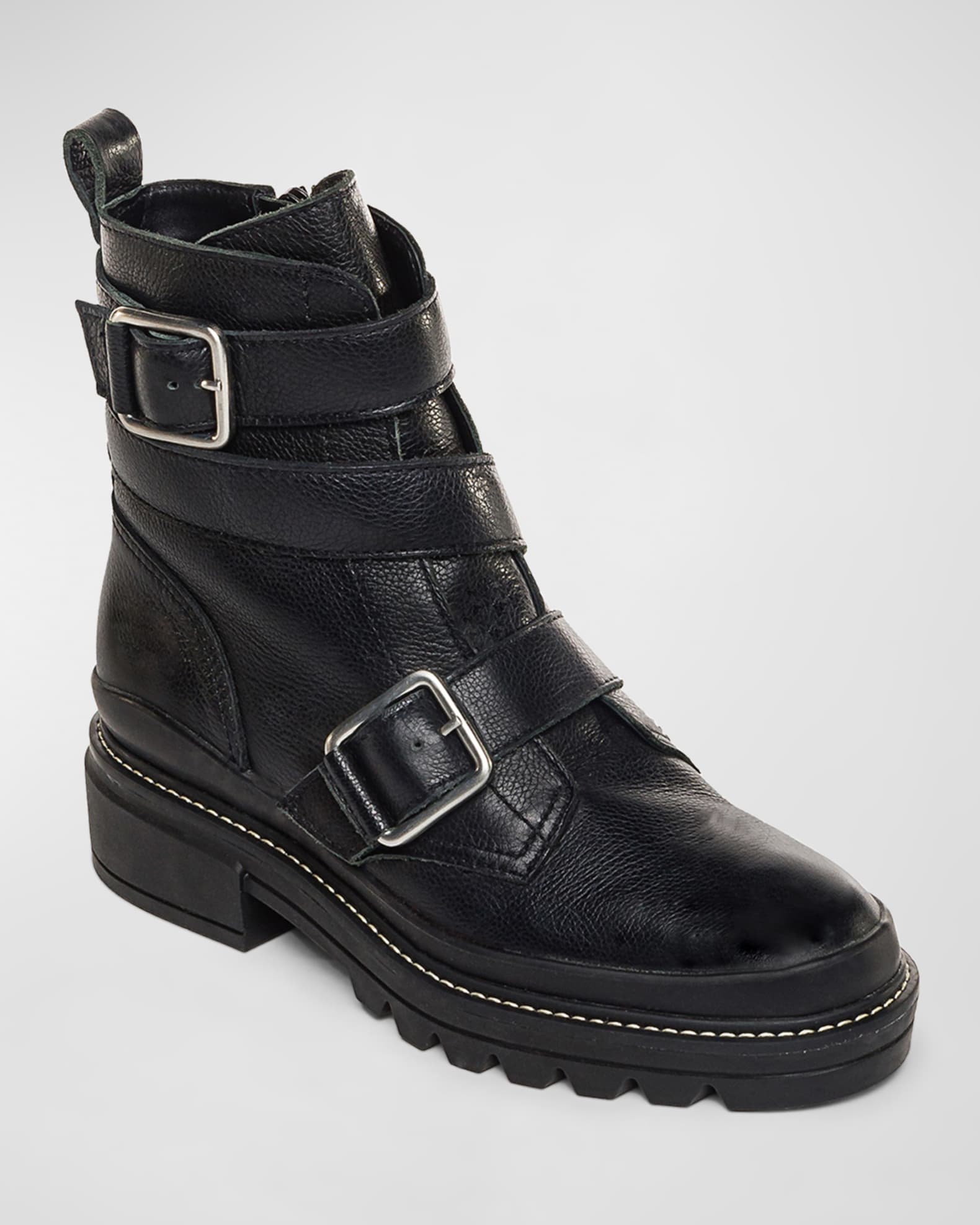 Bernardo Durban Moto Bootie | Neiman Marcus