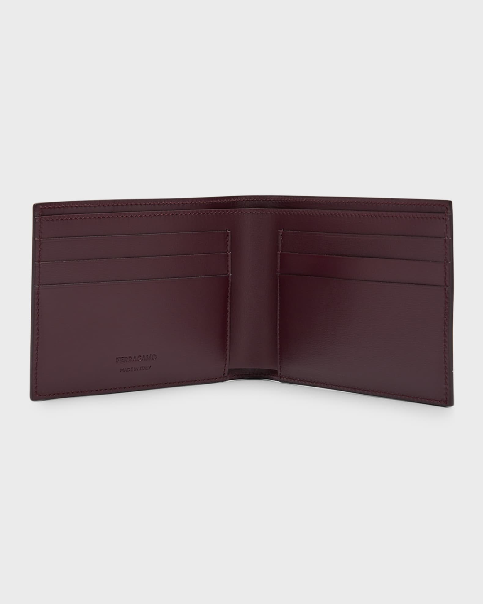 Ferragamo Men's Classic Leather Bifold Wallet | Neiman Marcus