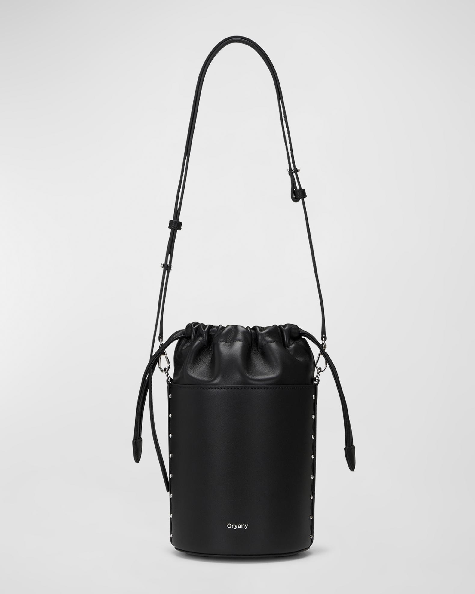 Oryany Delica Stud Leather Bucket Bag | Neiman Marcus