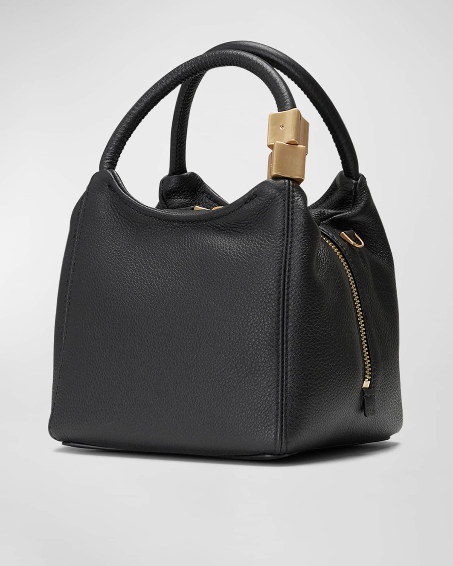 Oryany Della Zip Leather Tote Bag | Neiman Marcus