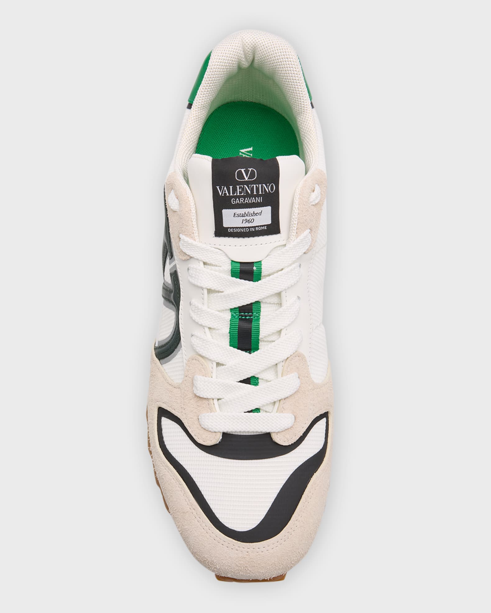 Valentino Garavani Men's VLogo Pace Mixed-Media Runner Sneakers ...