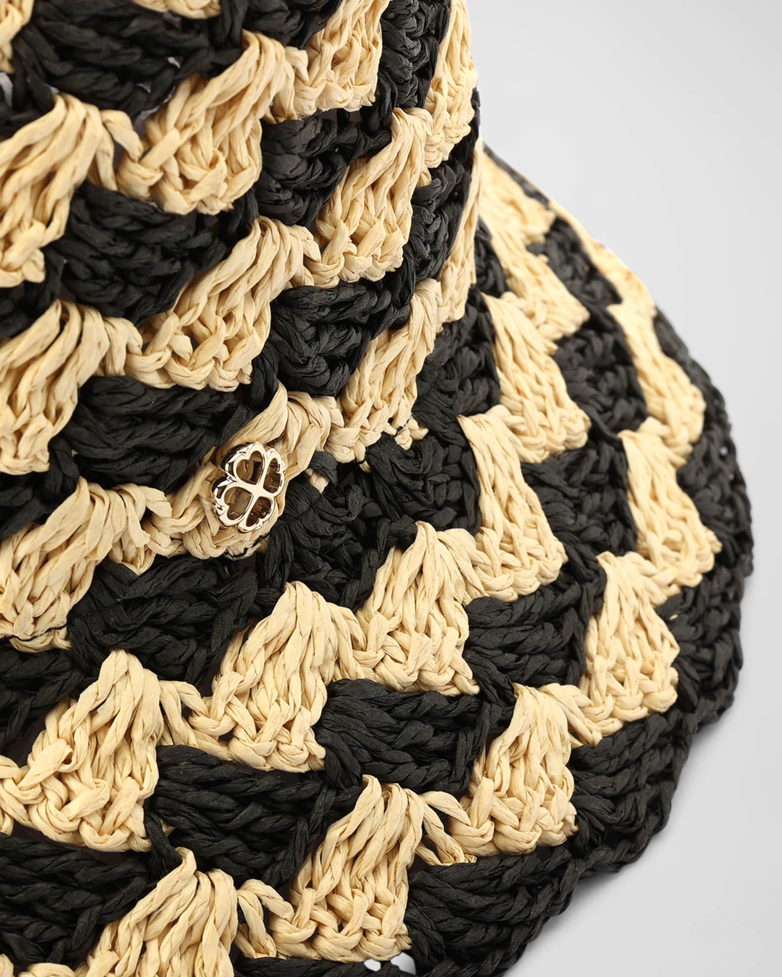 kate spade new york seaside stripe crochet bucket hat | Neiman Marcus