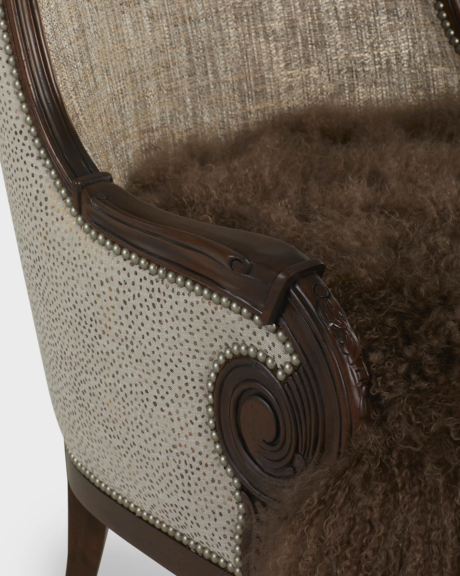 Massoud Polinia Wing Chair | Neiman Marcus