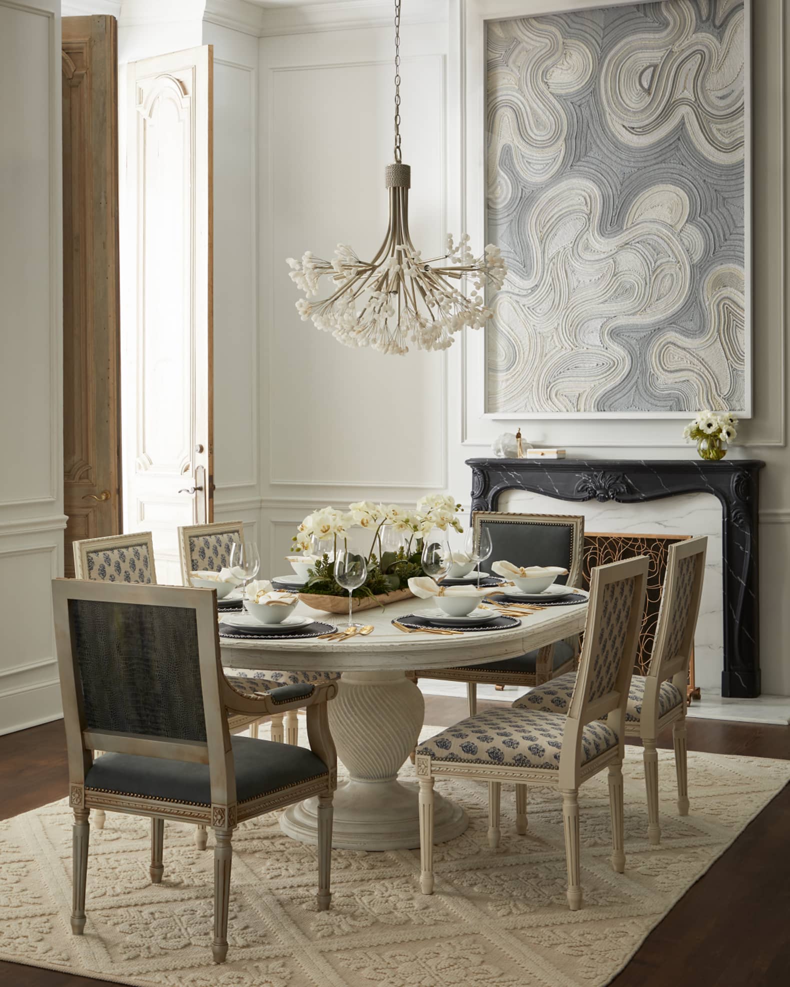 Massoud Raeghan Dining Arm Chair | Neiman Marcus