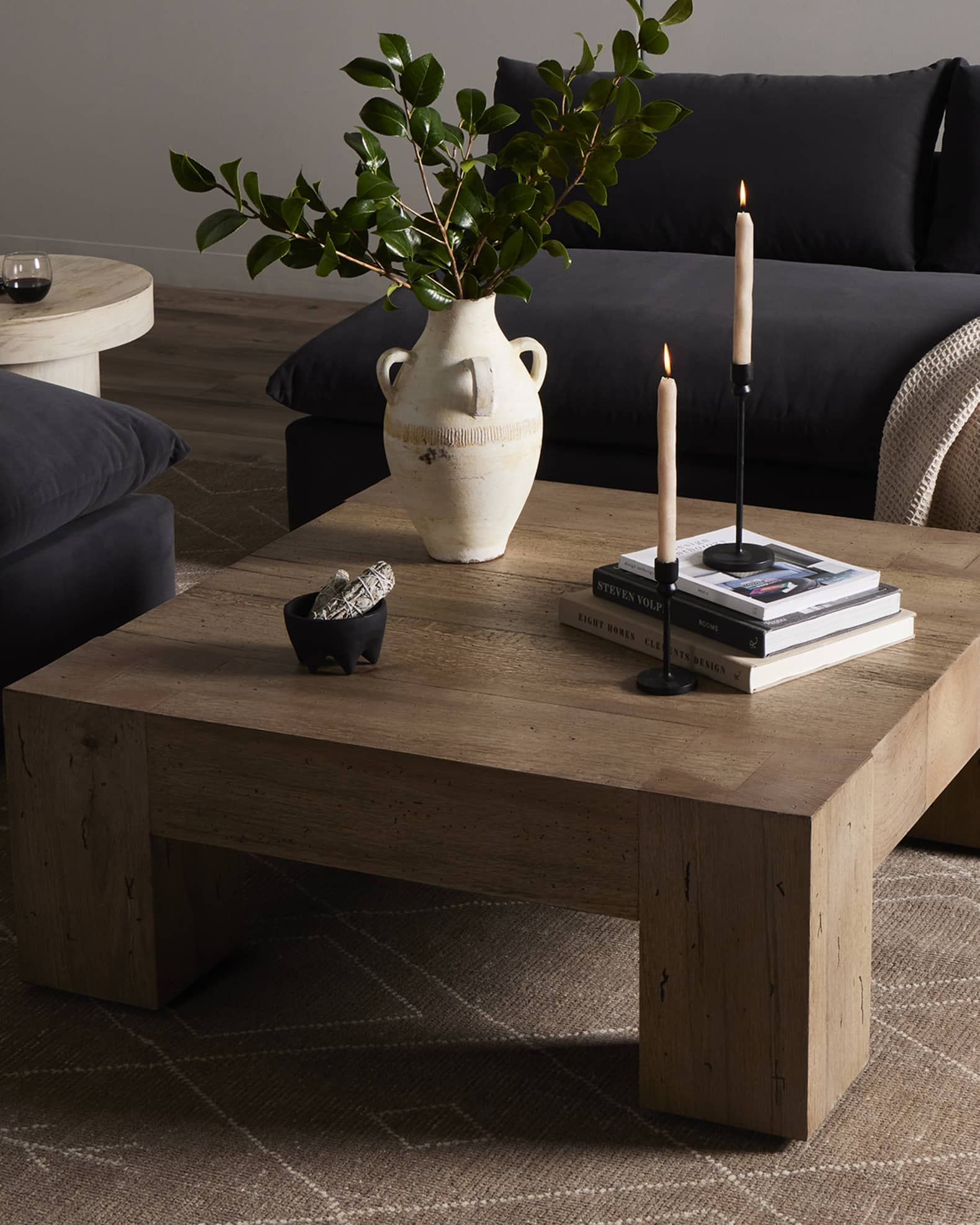 Four Hands Abaso Small Square Coffee Table | Neiman Marcus
