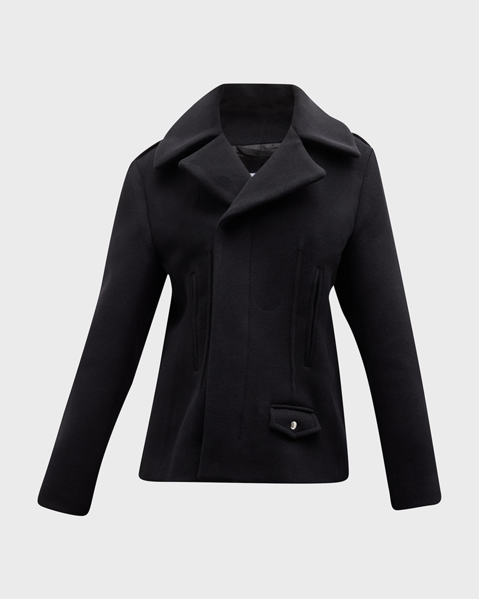 CALLAS Milano Franke Wool-Blend Coat | Neiman Marcus