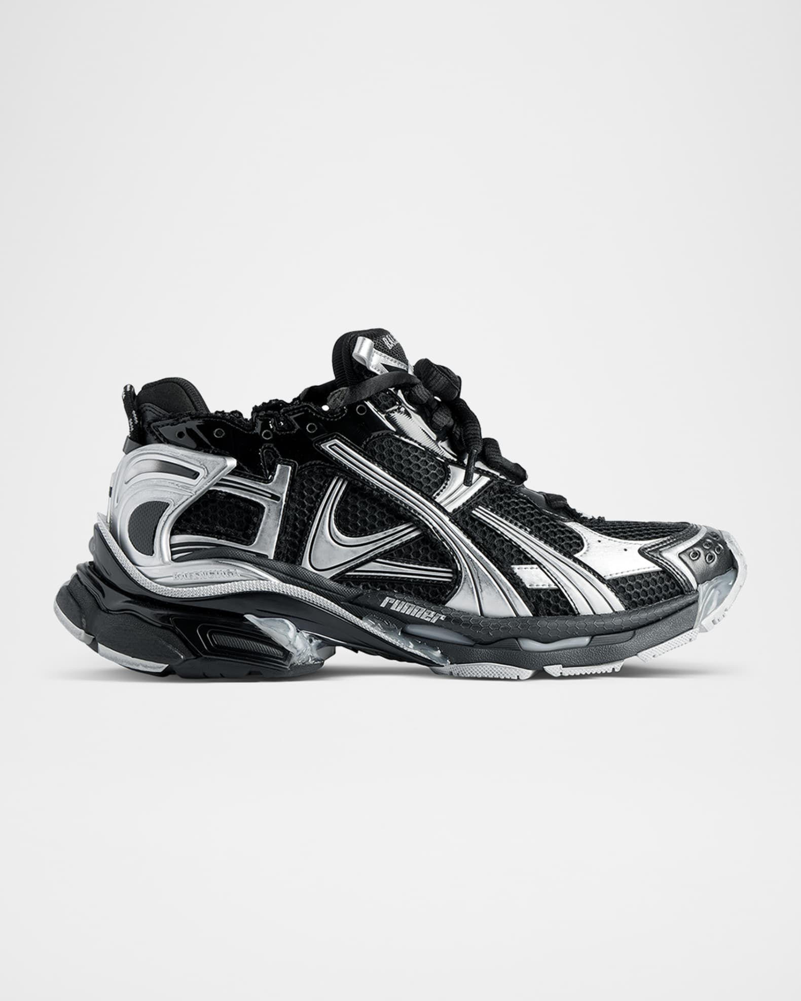 Balenciaga Men's Mesh Runner Sneakers | Neiman Marcus