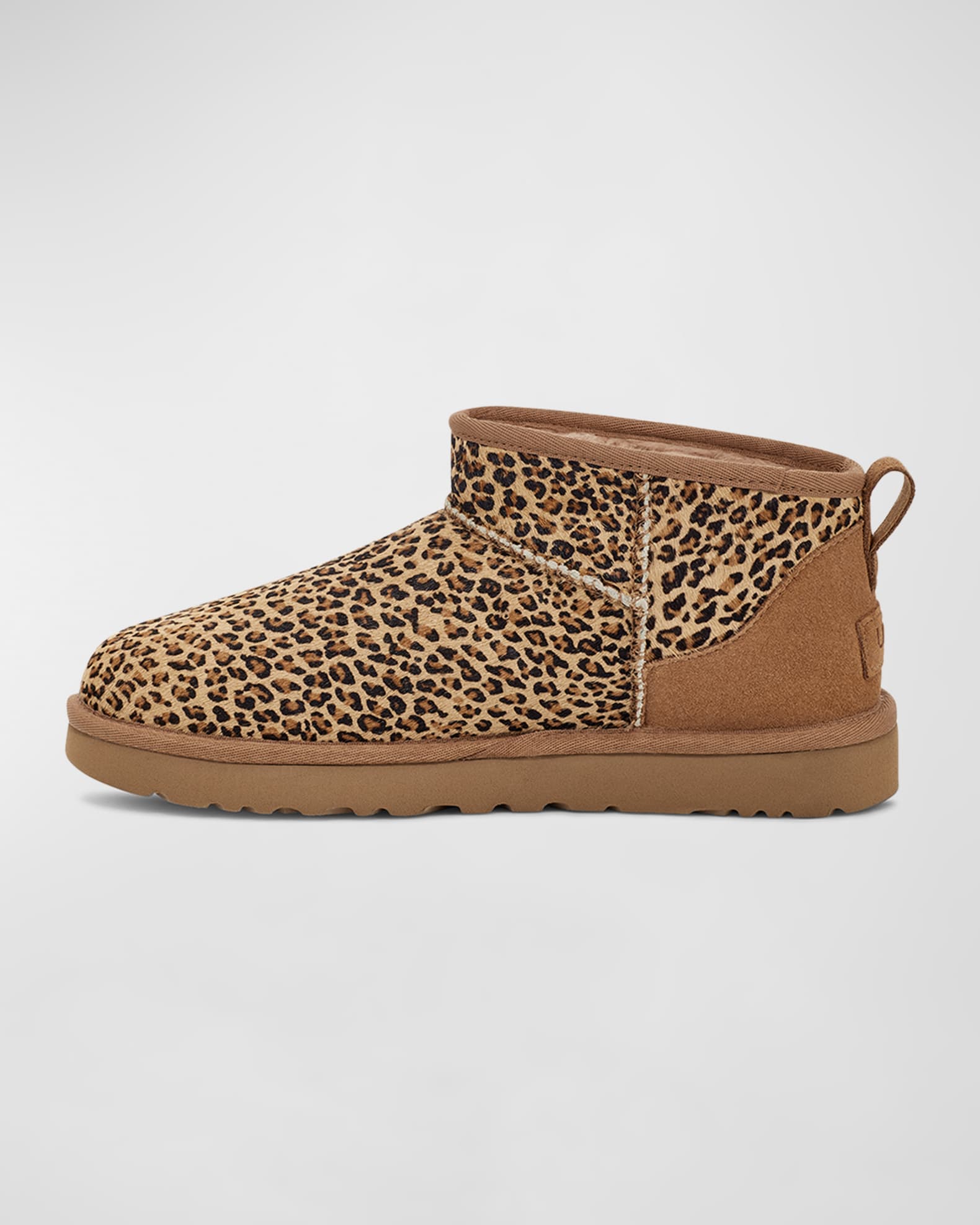 UGG Ultra Animal-print Classic Booties | Neiman Marcus