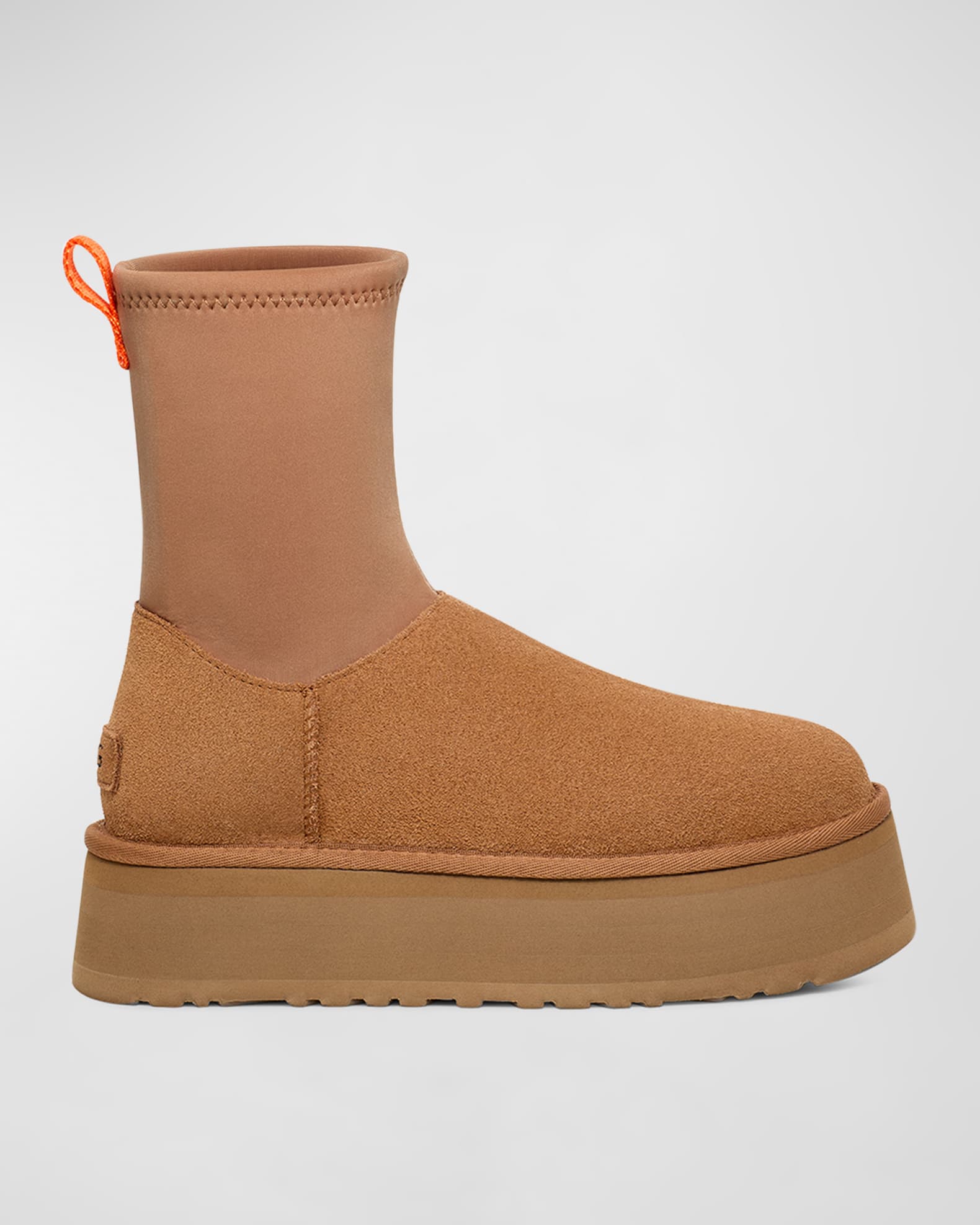 UGG Dipper Classic Suede Zip Boots | Neiman Marcus