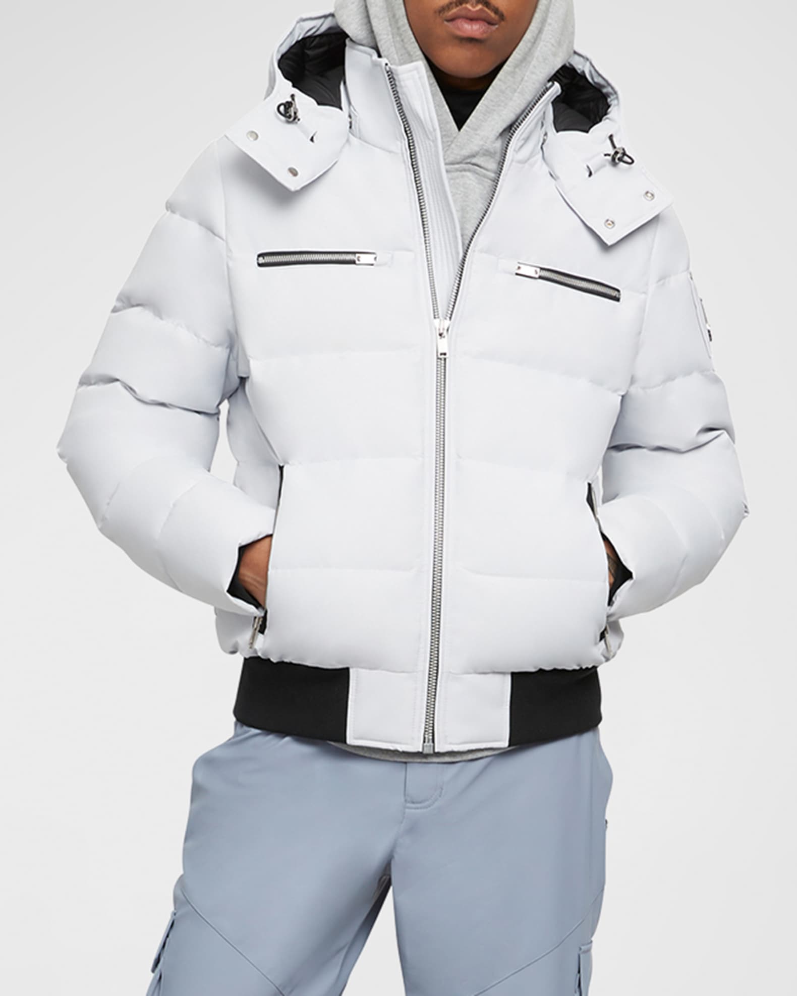 Moose Knuckles Men's Cloud Bomber Jacket | Neiman Marcus