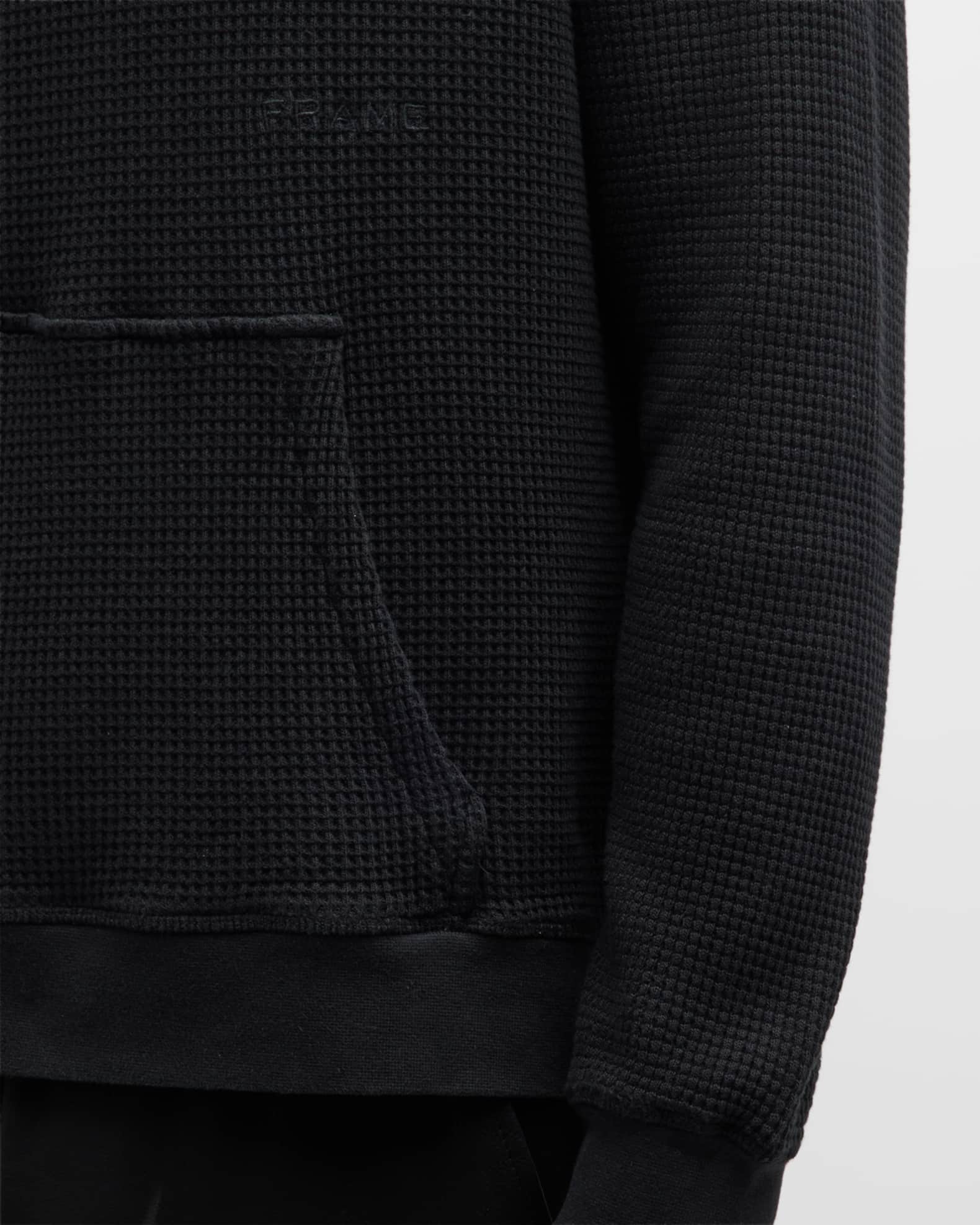 FRAME Men's Waffle Textured Hoodie | Neiman Marcus