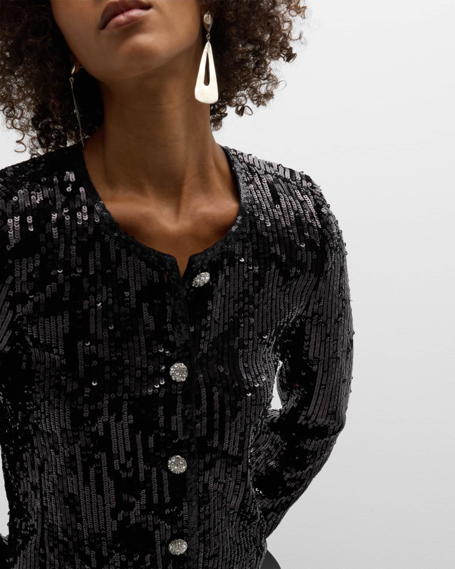 Derek Lam 10 Crosby Verretta Sequin Jacket | Neiman Marcus