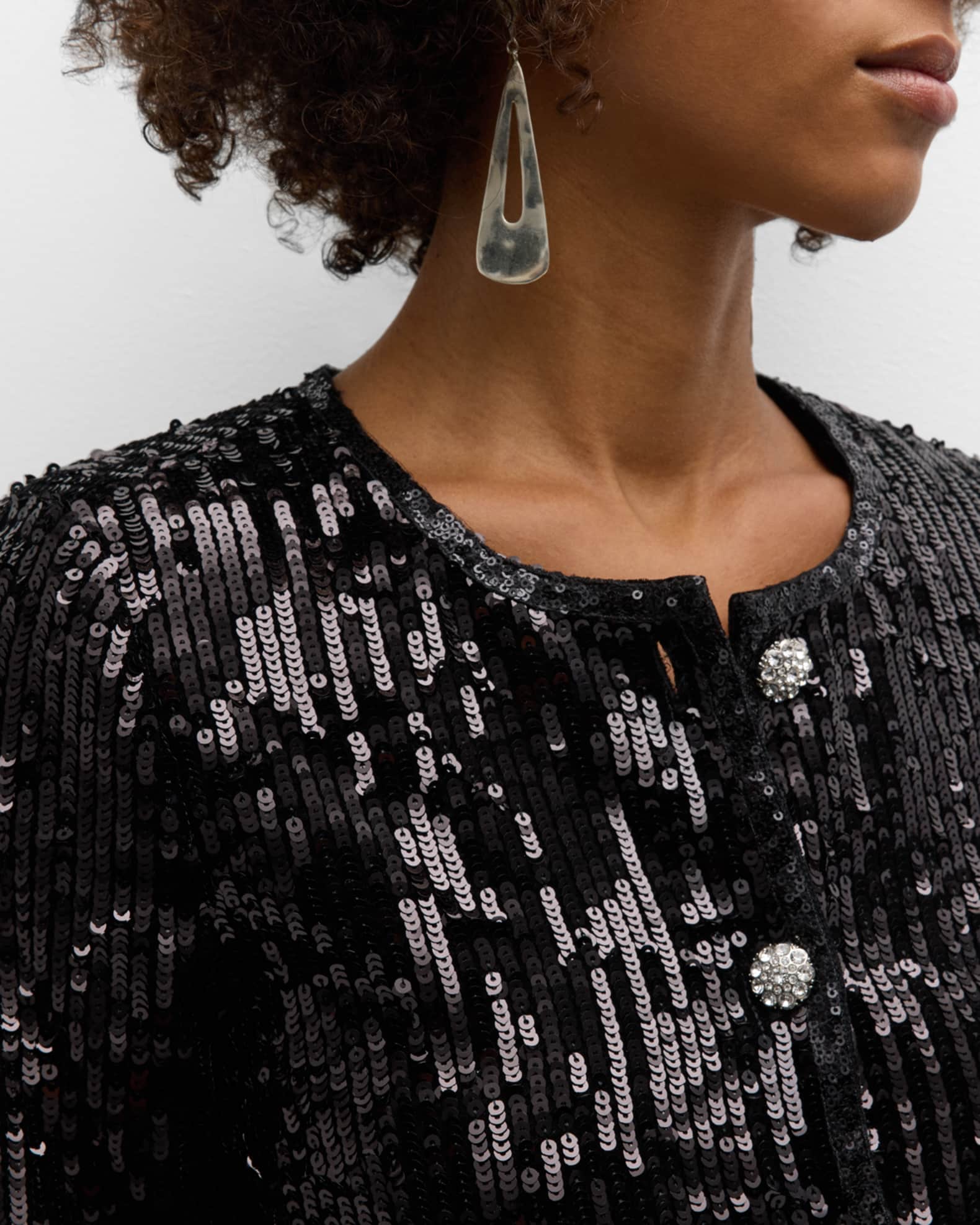 Derek Lam 10 Crosby Verretta Sequin Jacket | Neiman Marcus