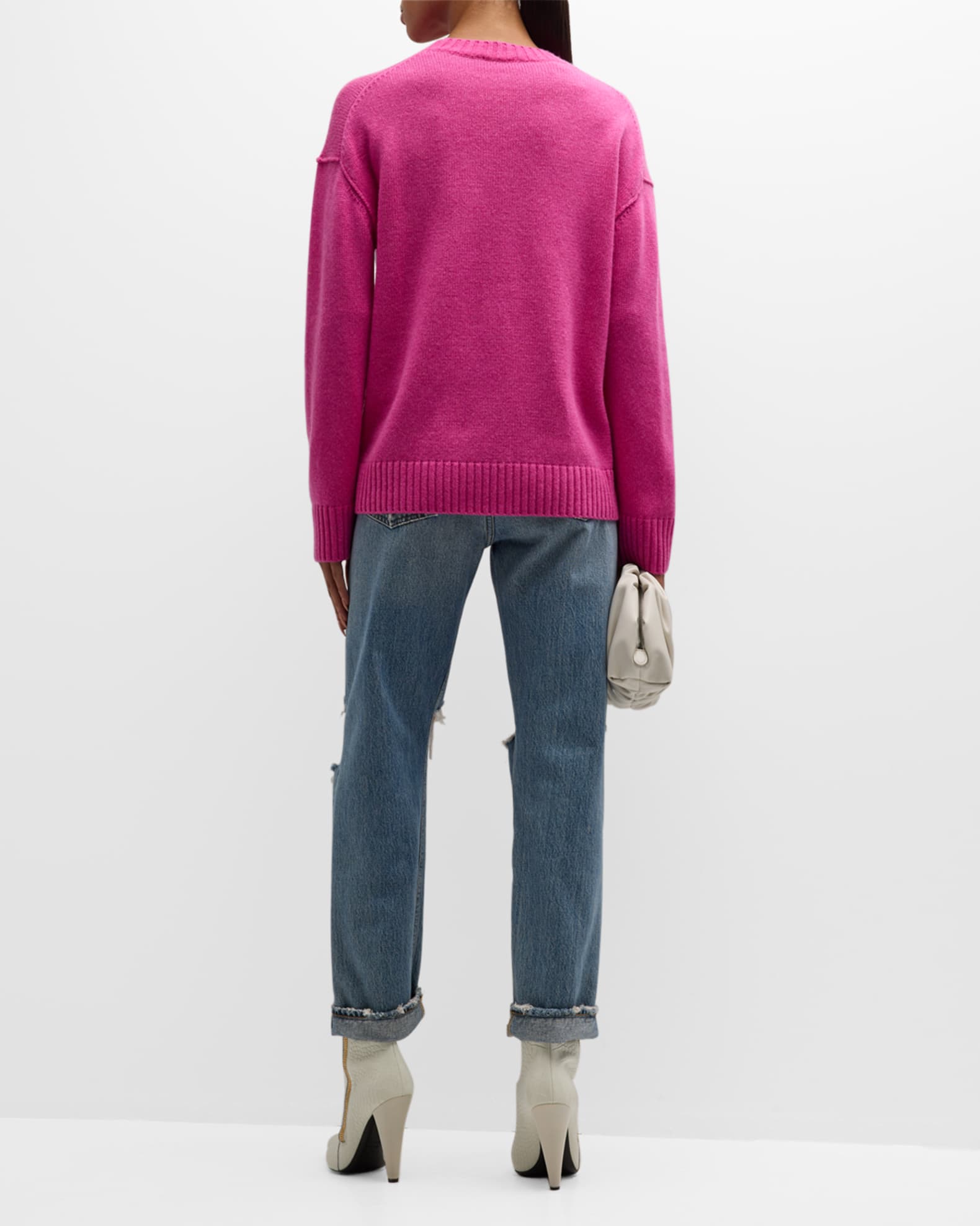 Rails Olivia Wool-Blend Drop-Shoulder Sweater | Neiman Marcus