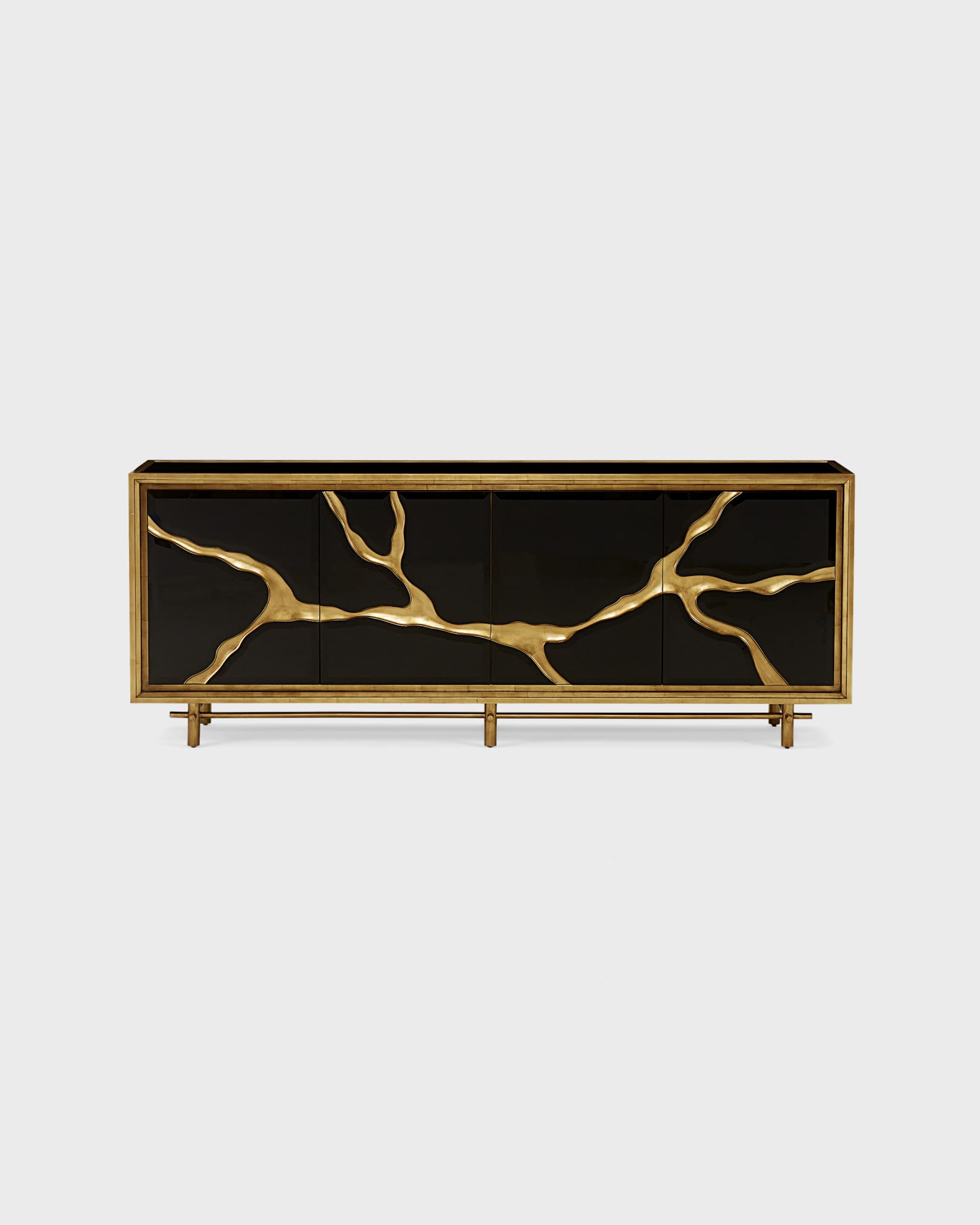John Richard Revne Credenza Black Gold 94 W