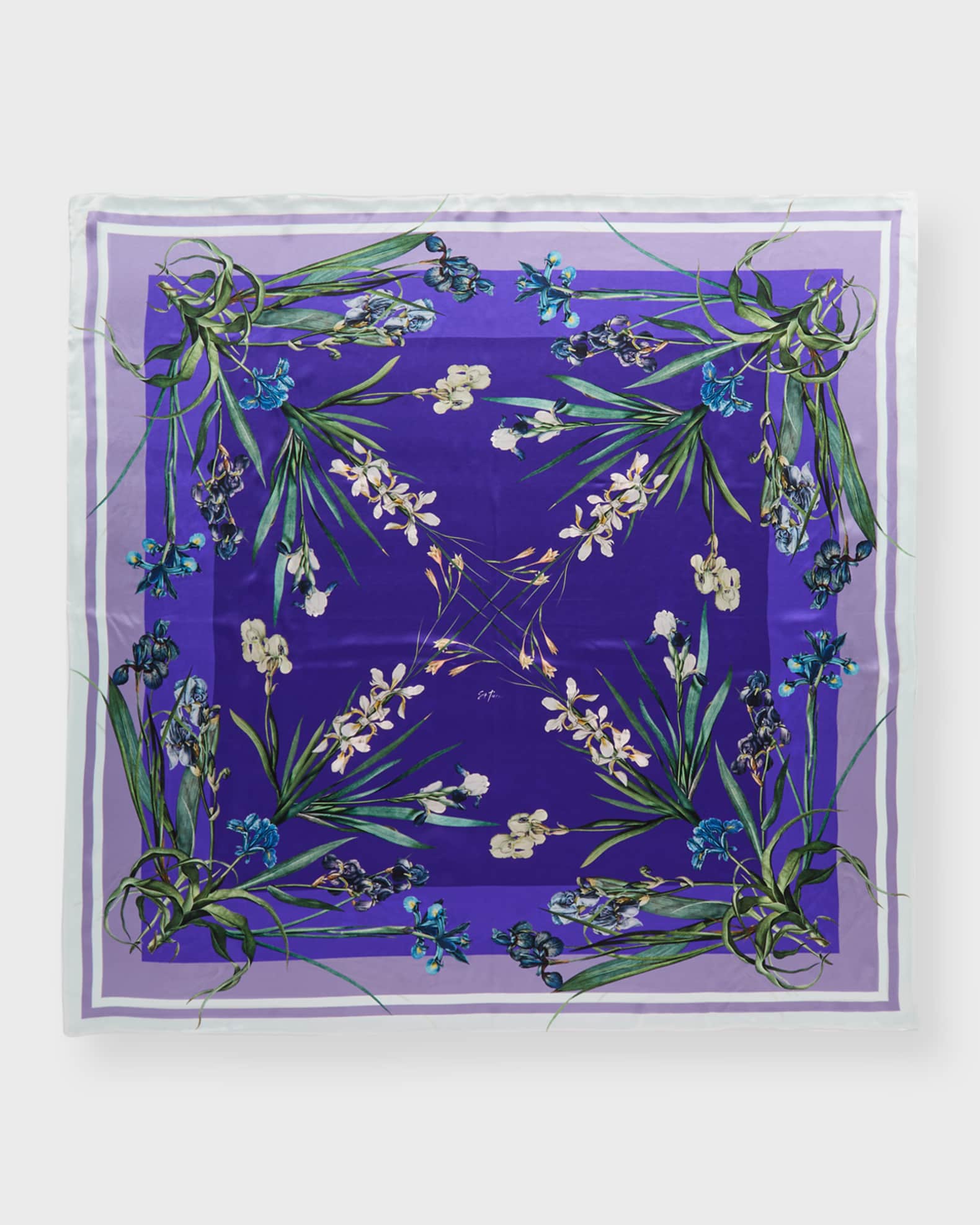 St. Piece Taylor Double-Sided Silk Scarf | Neiman Marcus