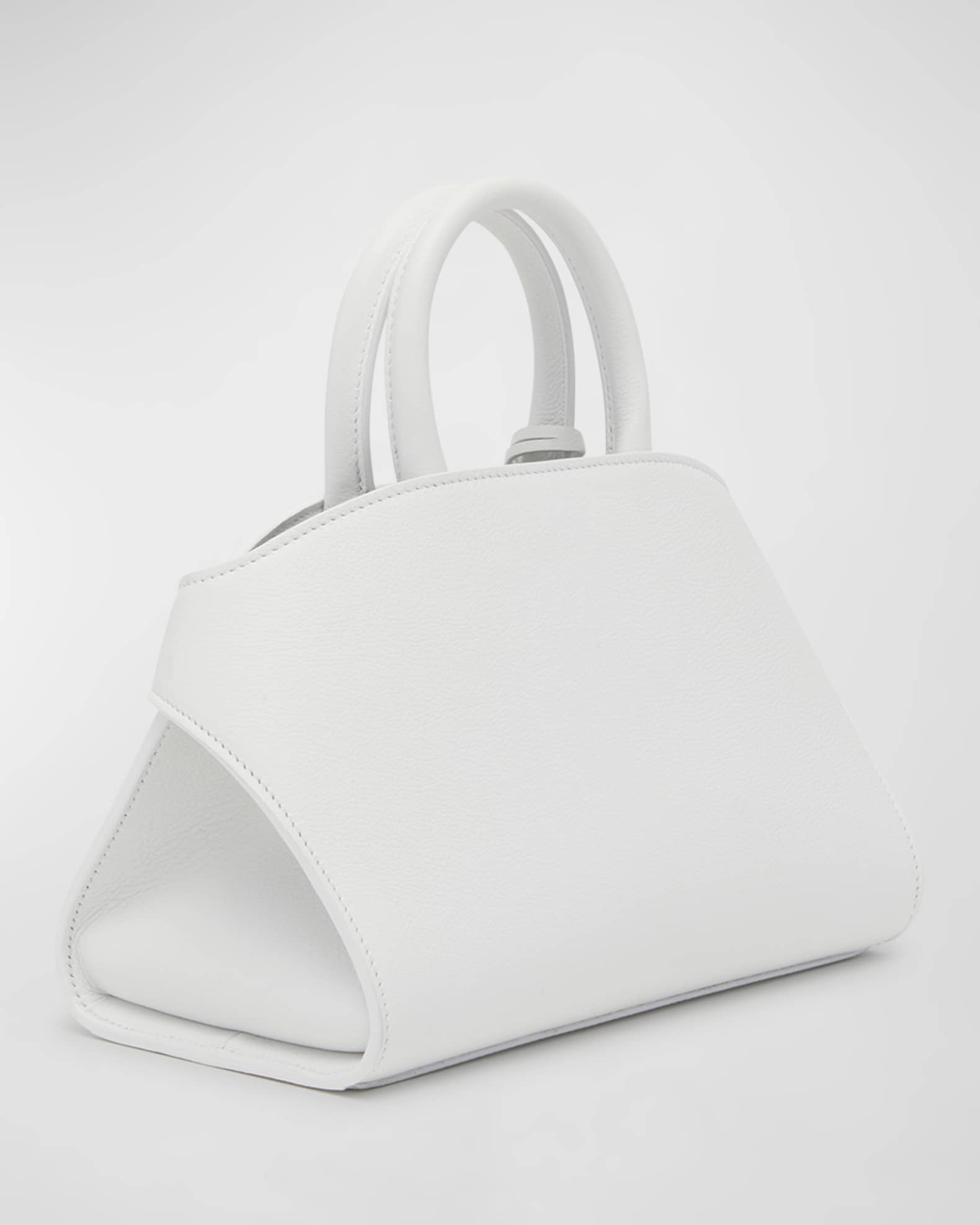 Ferragamo Mini Hug Leather Top-Handle Bag | Neiman Marcus