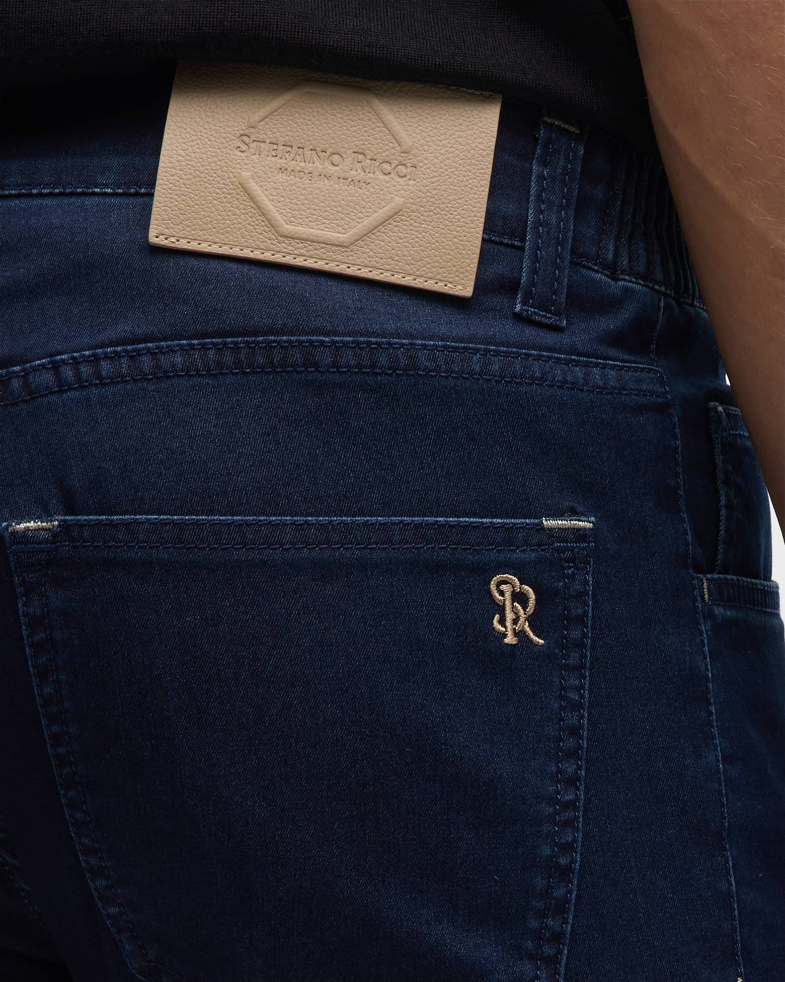 Stefano Ricci Men's Tapered Denim Jeans | Neiman Marcus