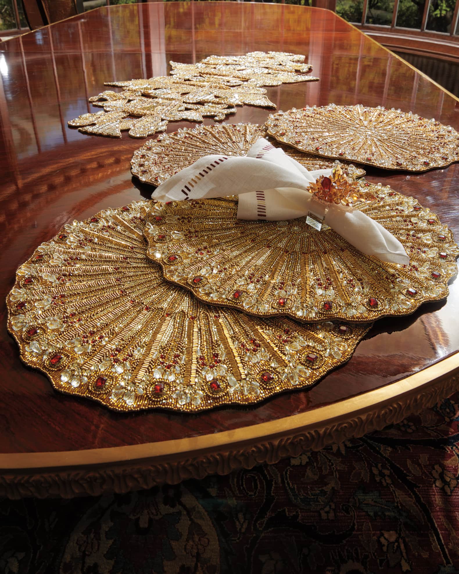 Baccarat x Kim Seybert Etoile Table Runner | Neiman Marcus