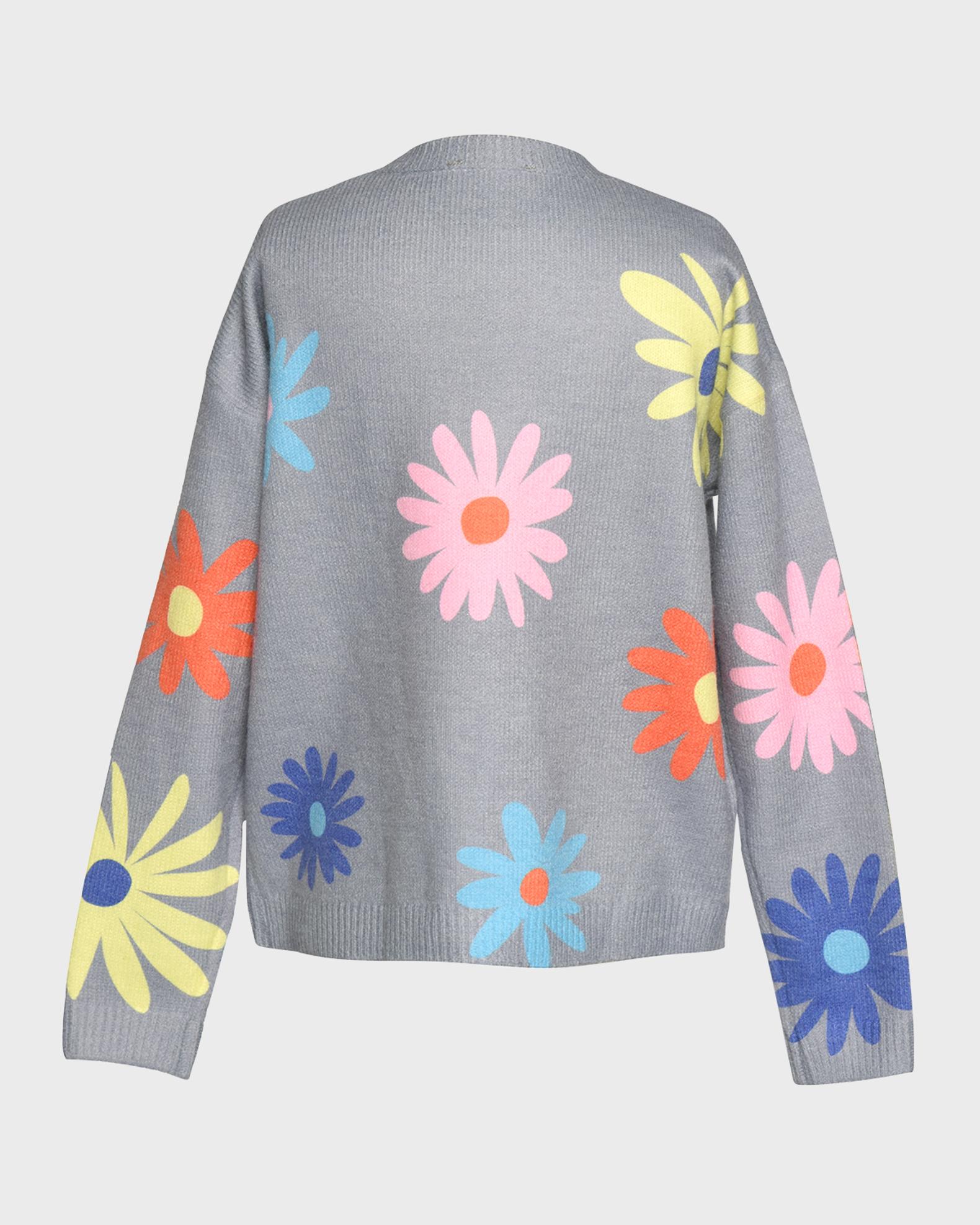 Girl's Flower Sweater | Neiman Marcus