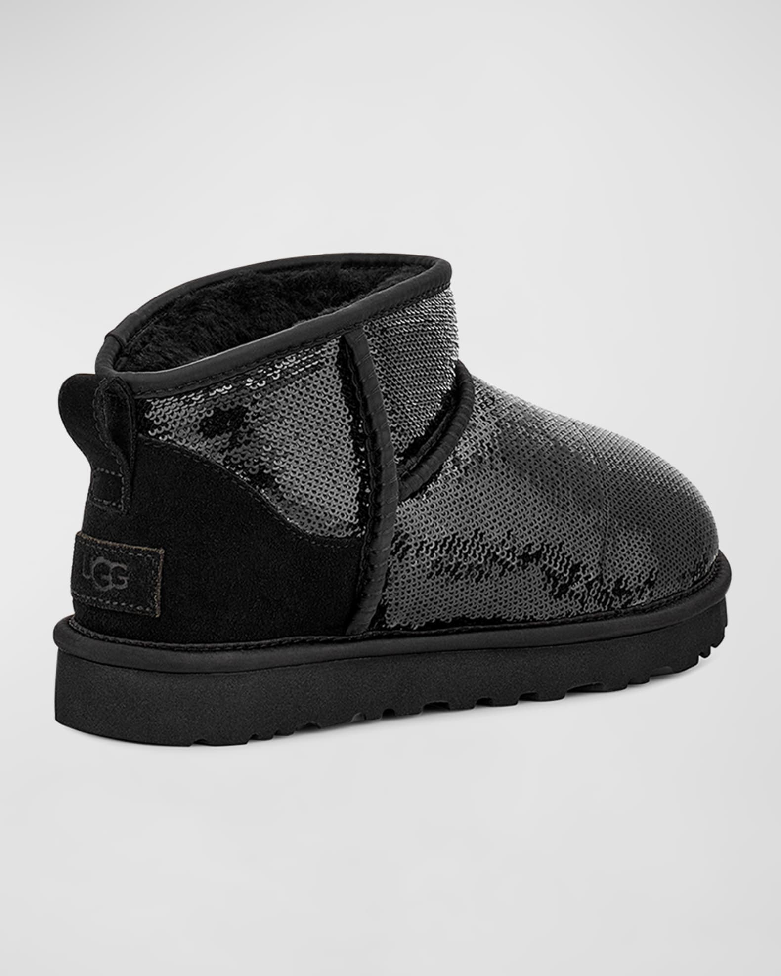 UGG Classic Mini Mirror Ball Ankle Boots | Neiman Marcus
