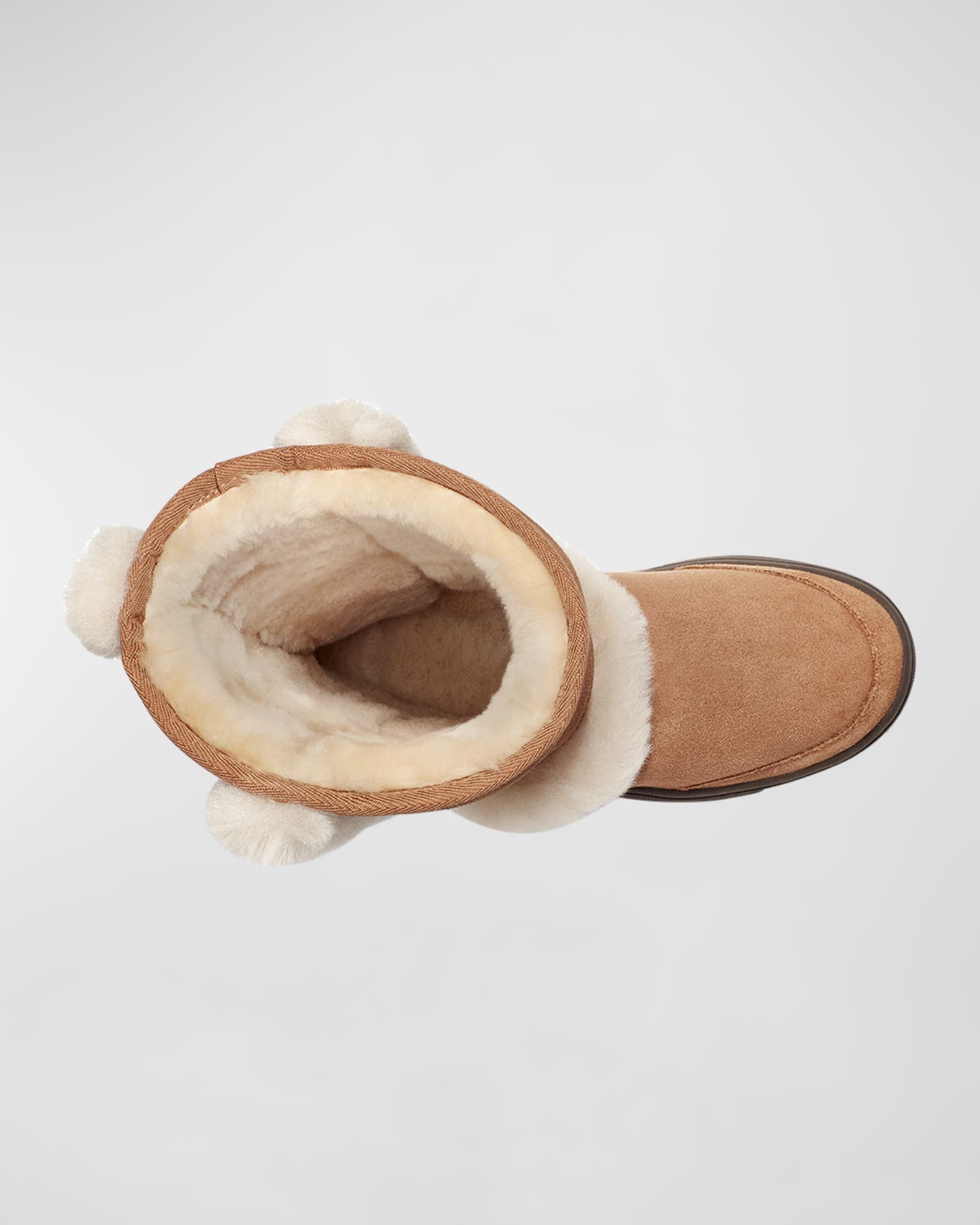 UGG Sunburst Suede Shearling Tall Classic Boots | Neiman Marcus