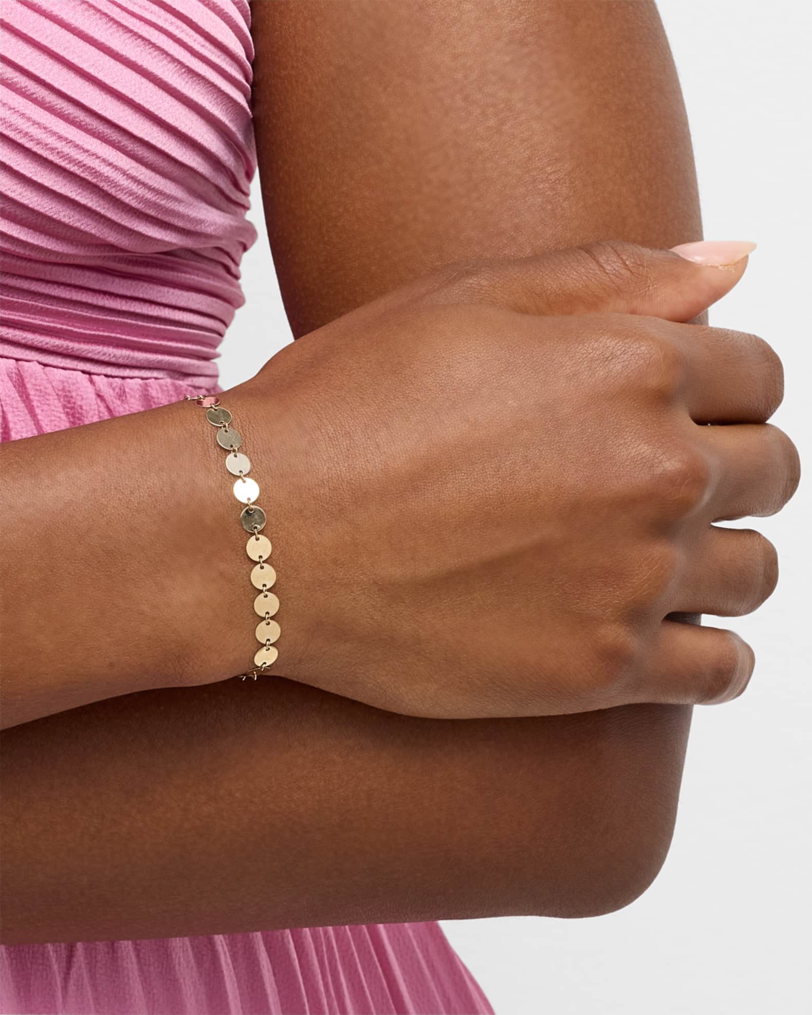 LANA Laser Disc Chain Bracelet | Neiman Marcus