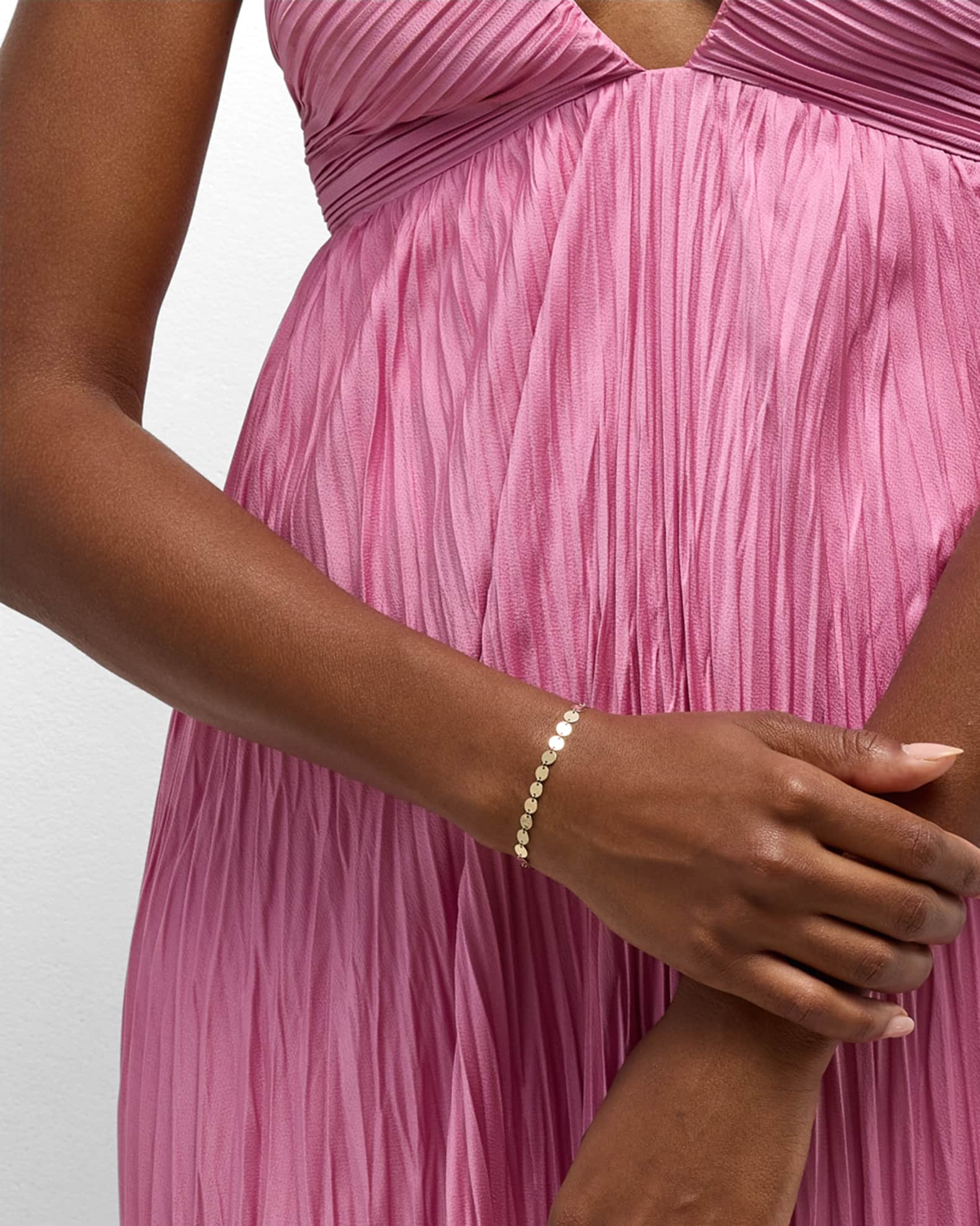 LANA Laser Disc Chain Bracelet | Neiman Marcus