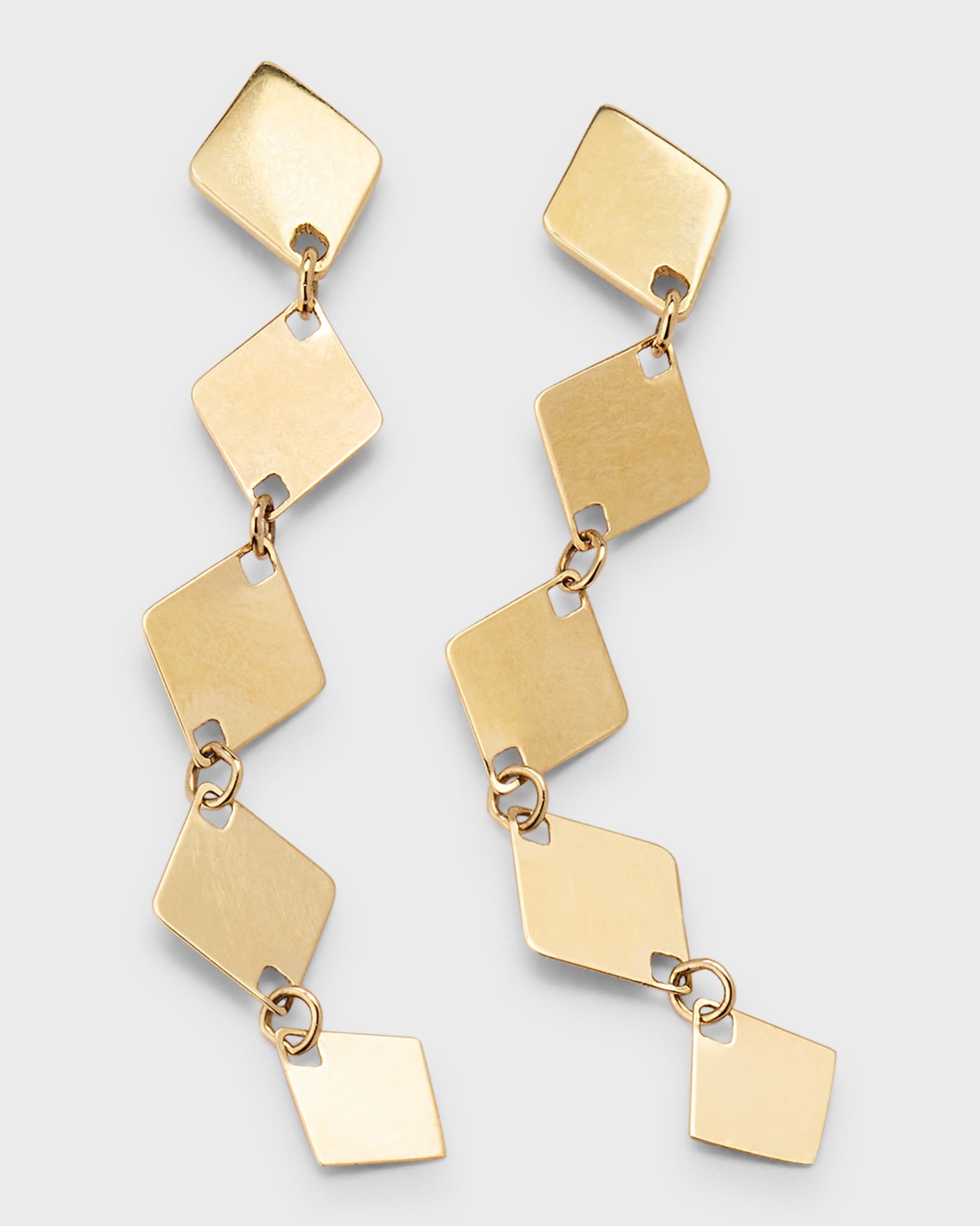 LANA Linear Laser Kite Chain Earrings | Neiman Marcus