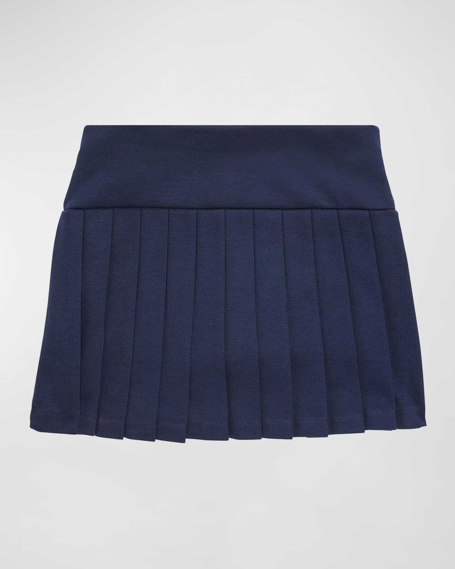 pleated school skort