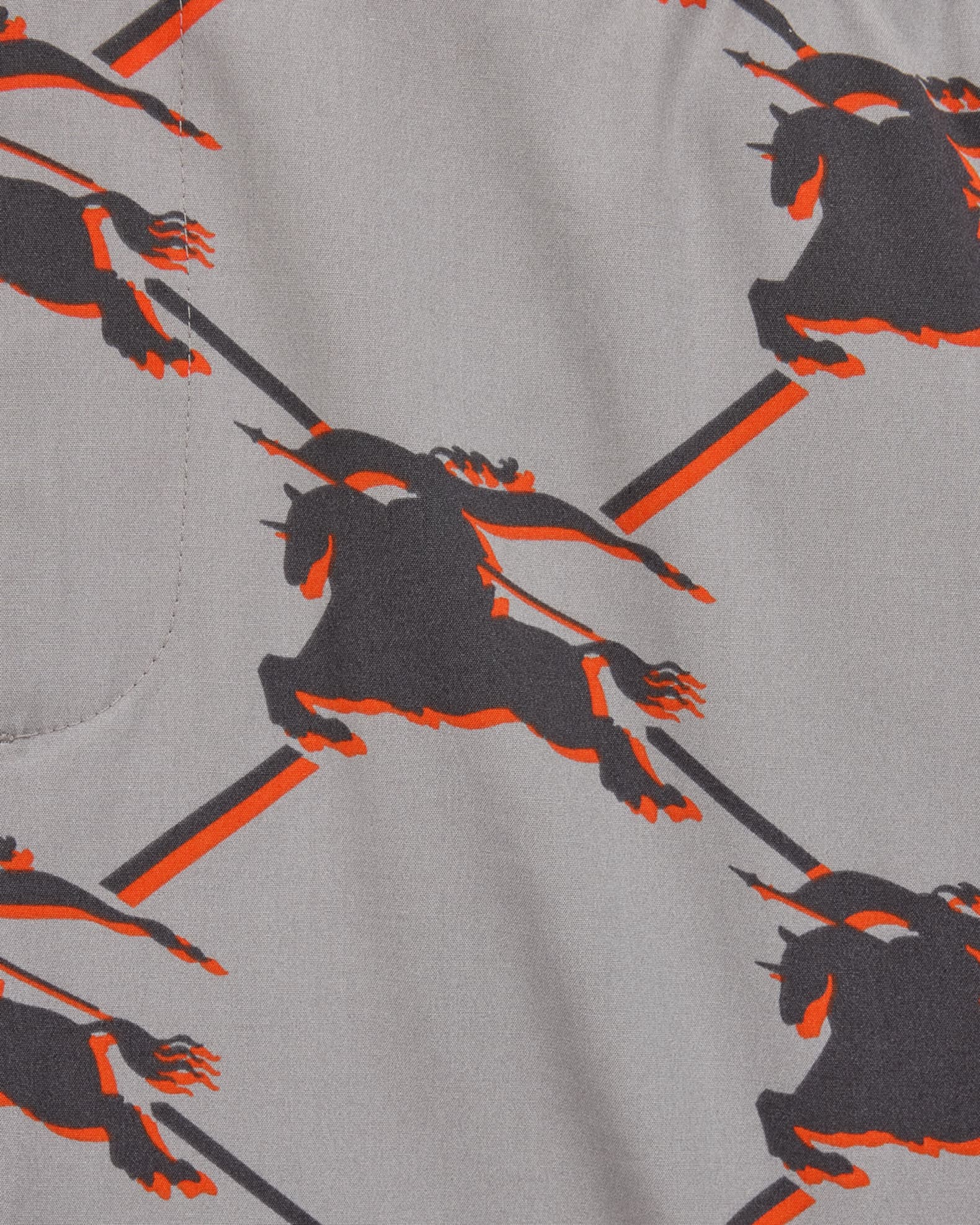 Burberry Boy's Roman Equestrian Knight Design-Print Short, Size 3-12 ...