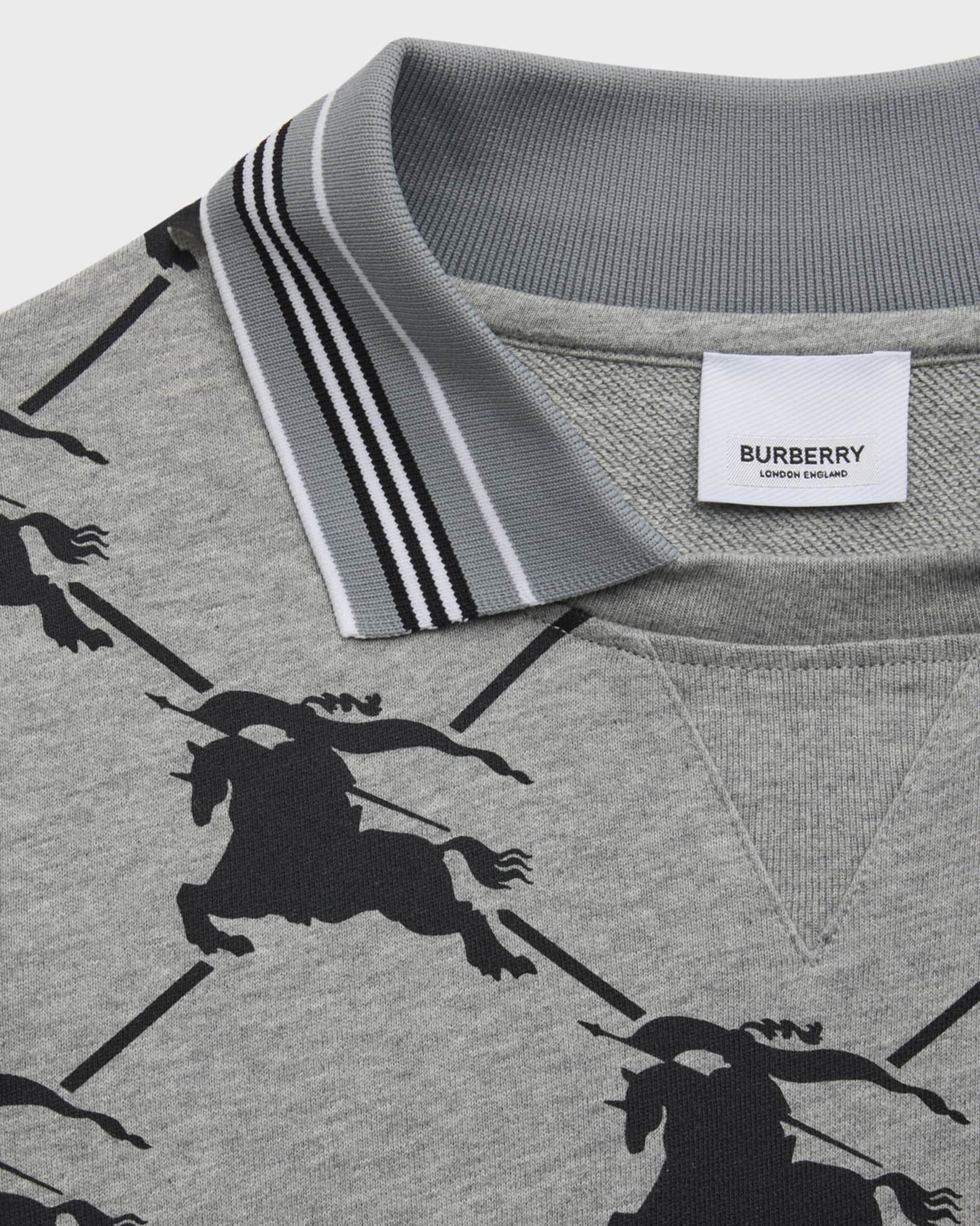 Burberry Boy's Equestrian Knight Design Sweatshirt, Size 3-14 | Neiman ...