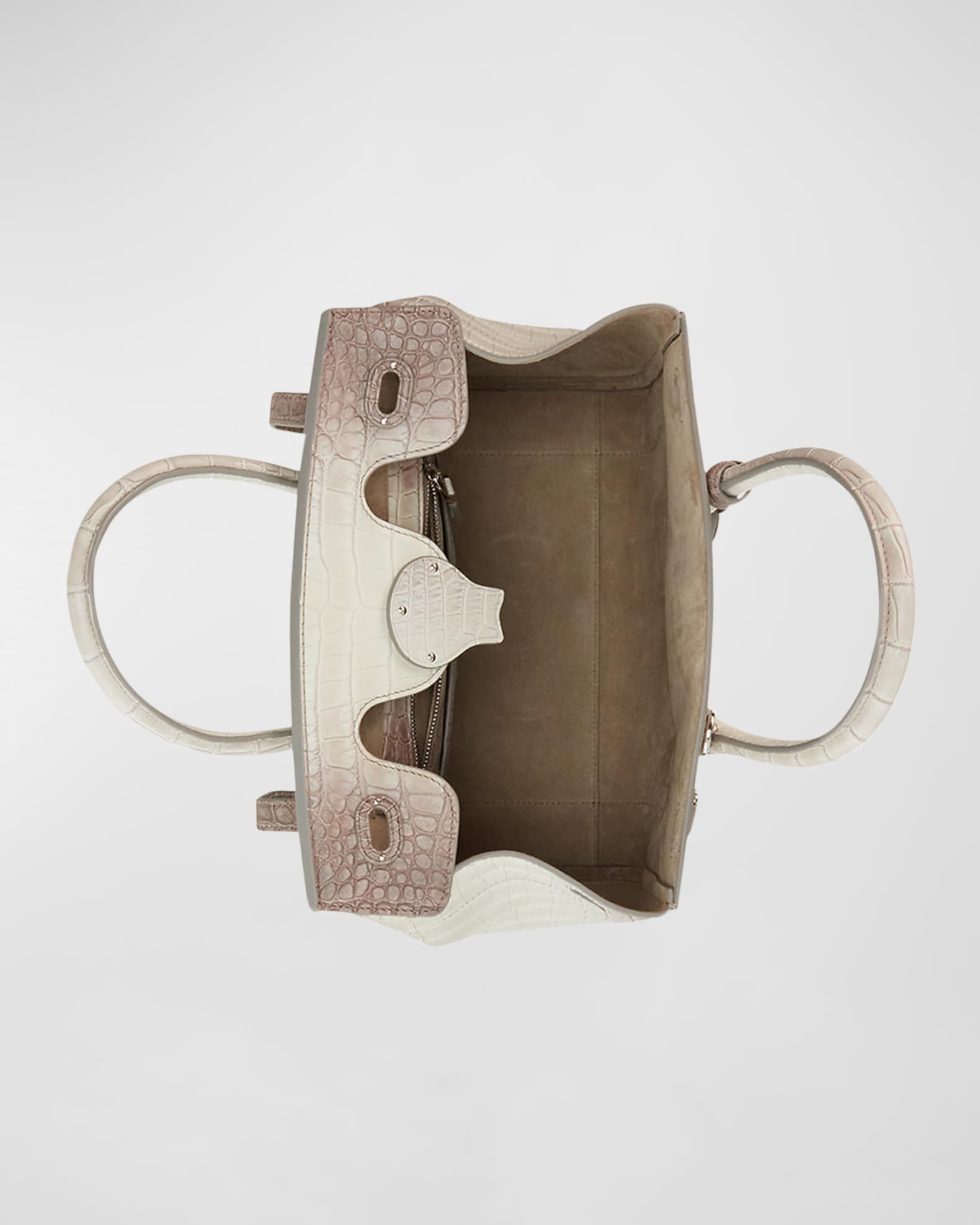 Ralph Lauren Collection Ricky 27 Alligator Top-Handle Bag | Neiman Marcus