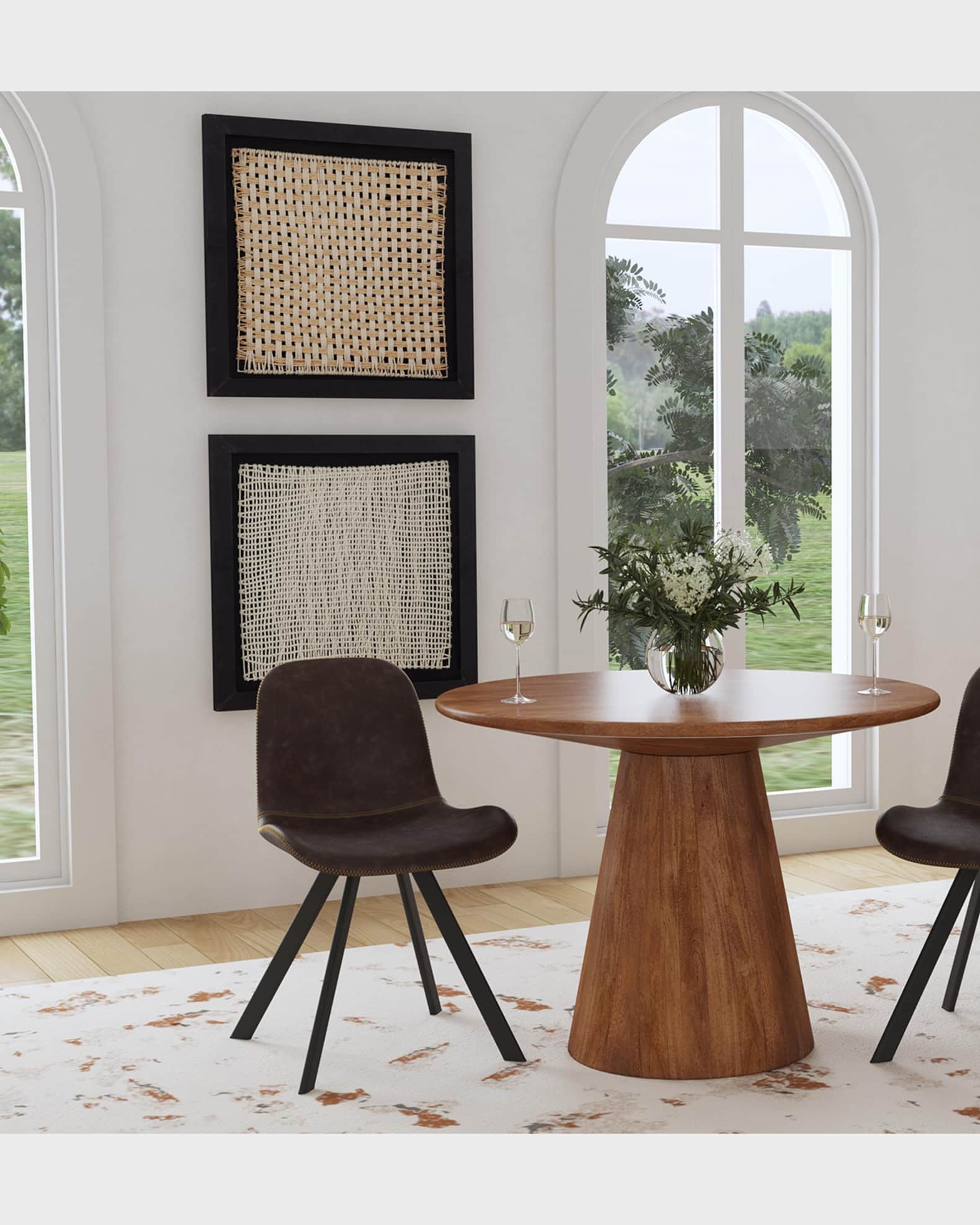 Katherine Noble by BMC Raney 42" Round Dining Table | Neiman Marcus